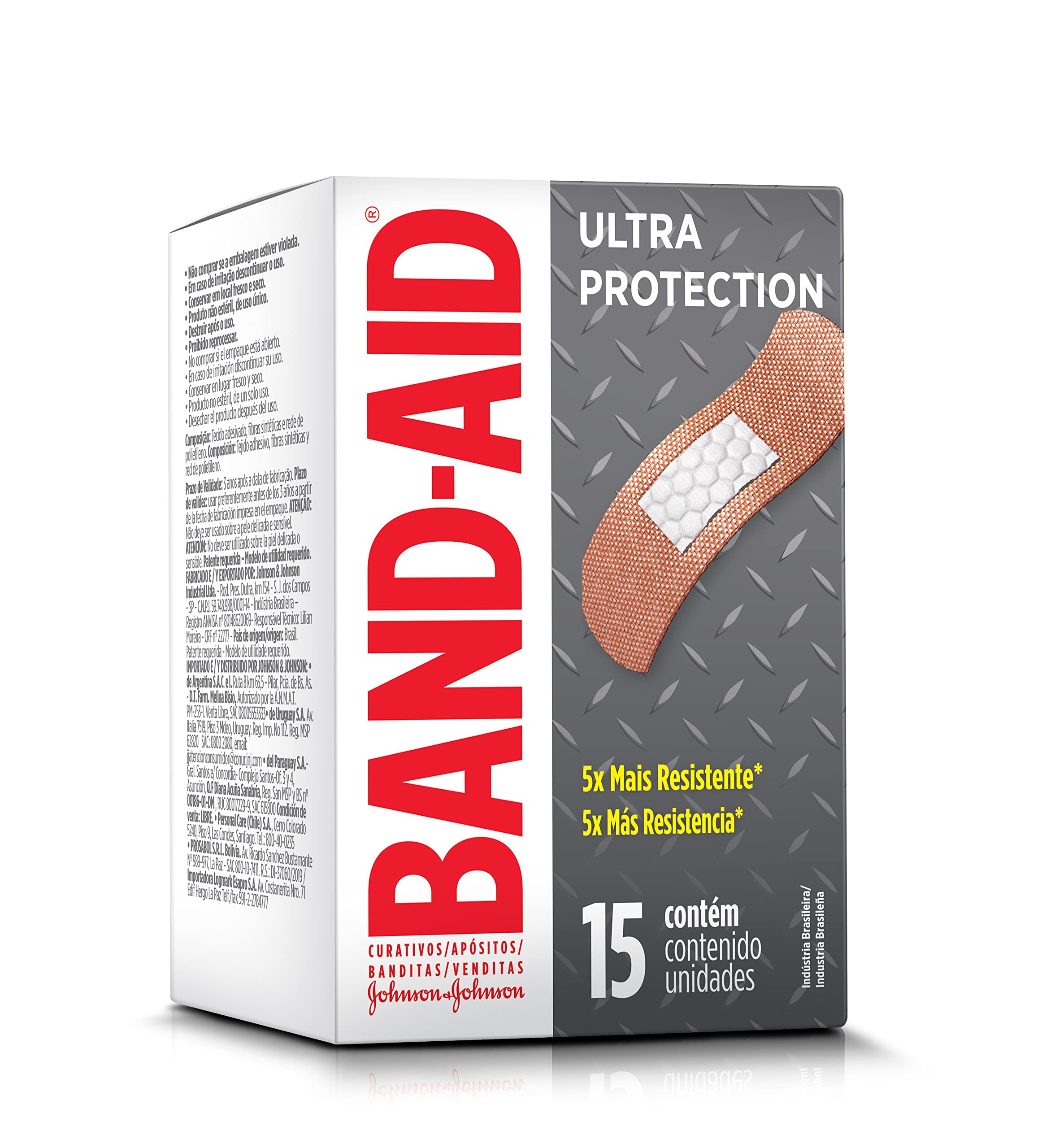 Curativos Adesivos Ultra Protection, Band-Aid, 15 Unidades : Amazon.com ...