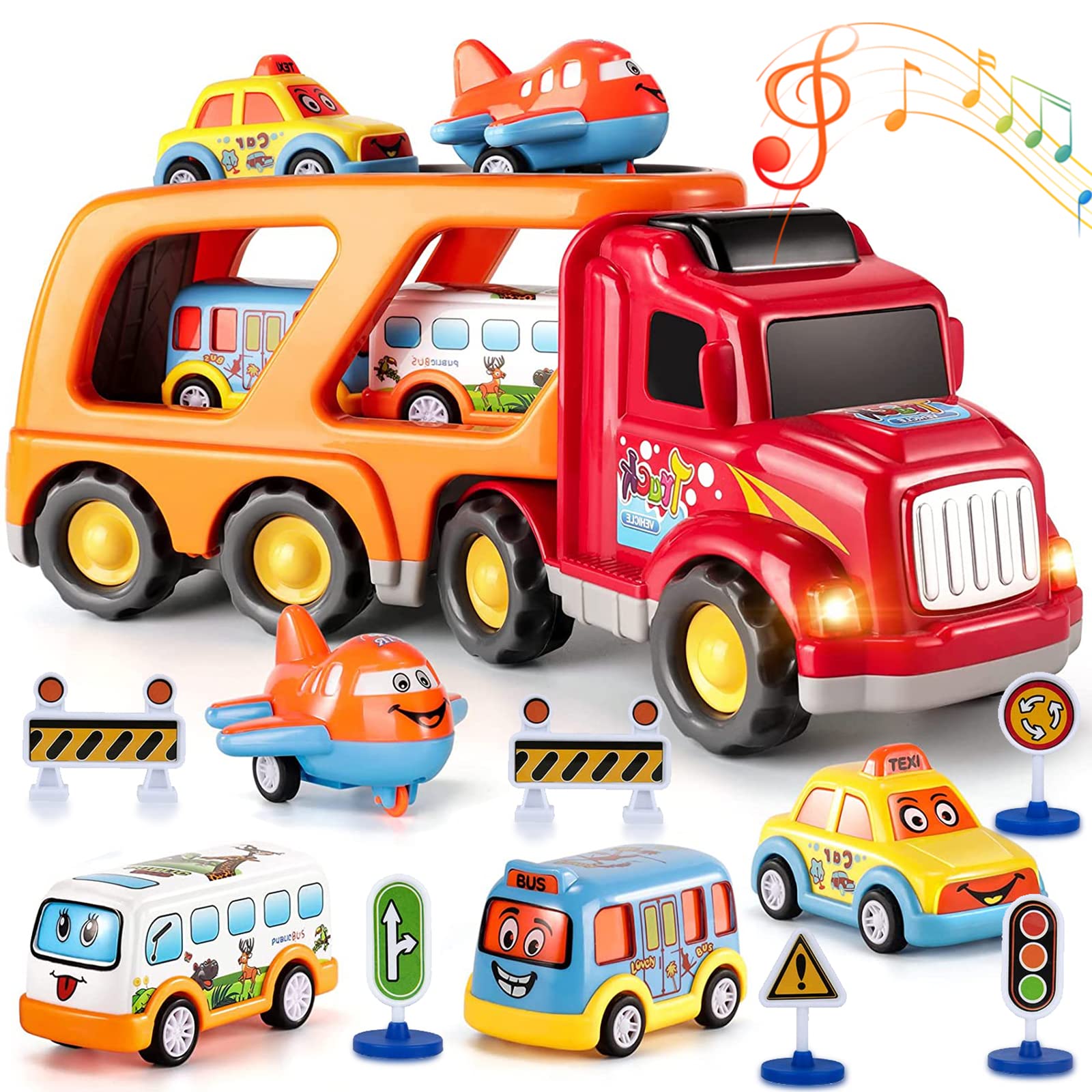 Buy Toddler Toys for 3 4 5 6 7 Year Old Boys, Carrier Truck Transport ...