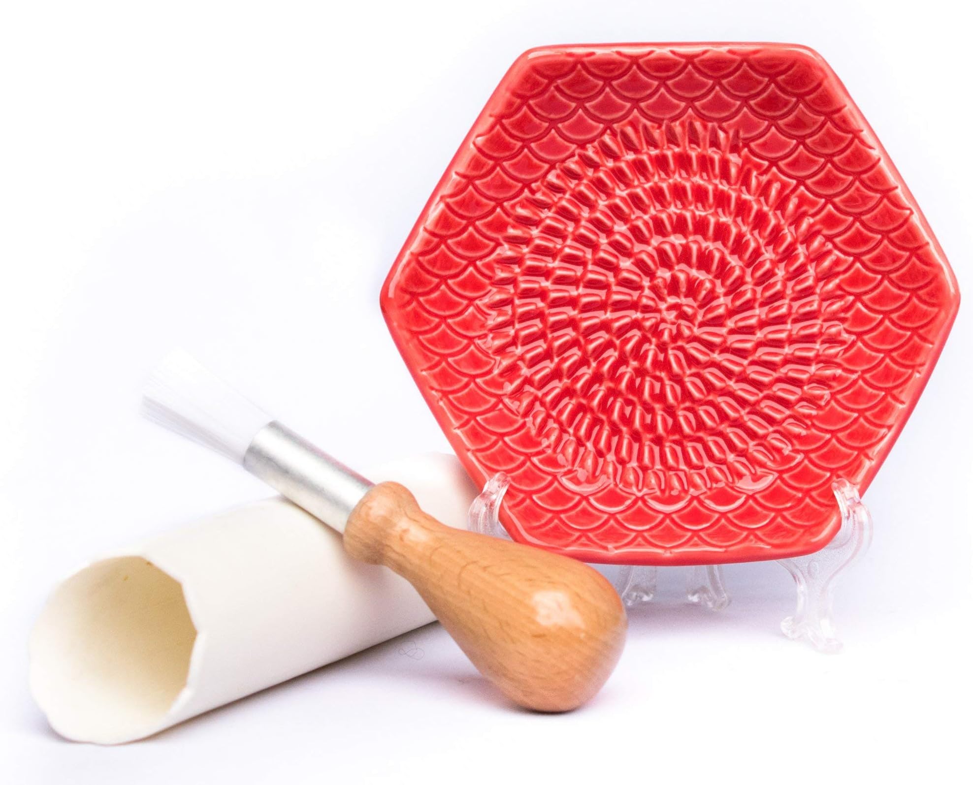 Amazon.com: BonCera, 3pcs Premium Ceramic Garlic Grater Set - White 6.5 ...