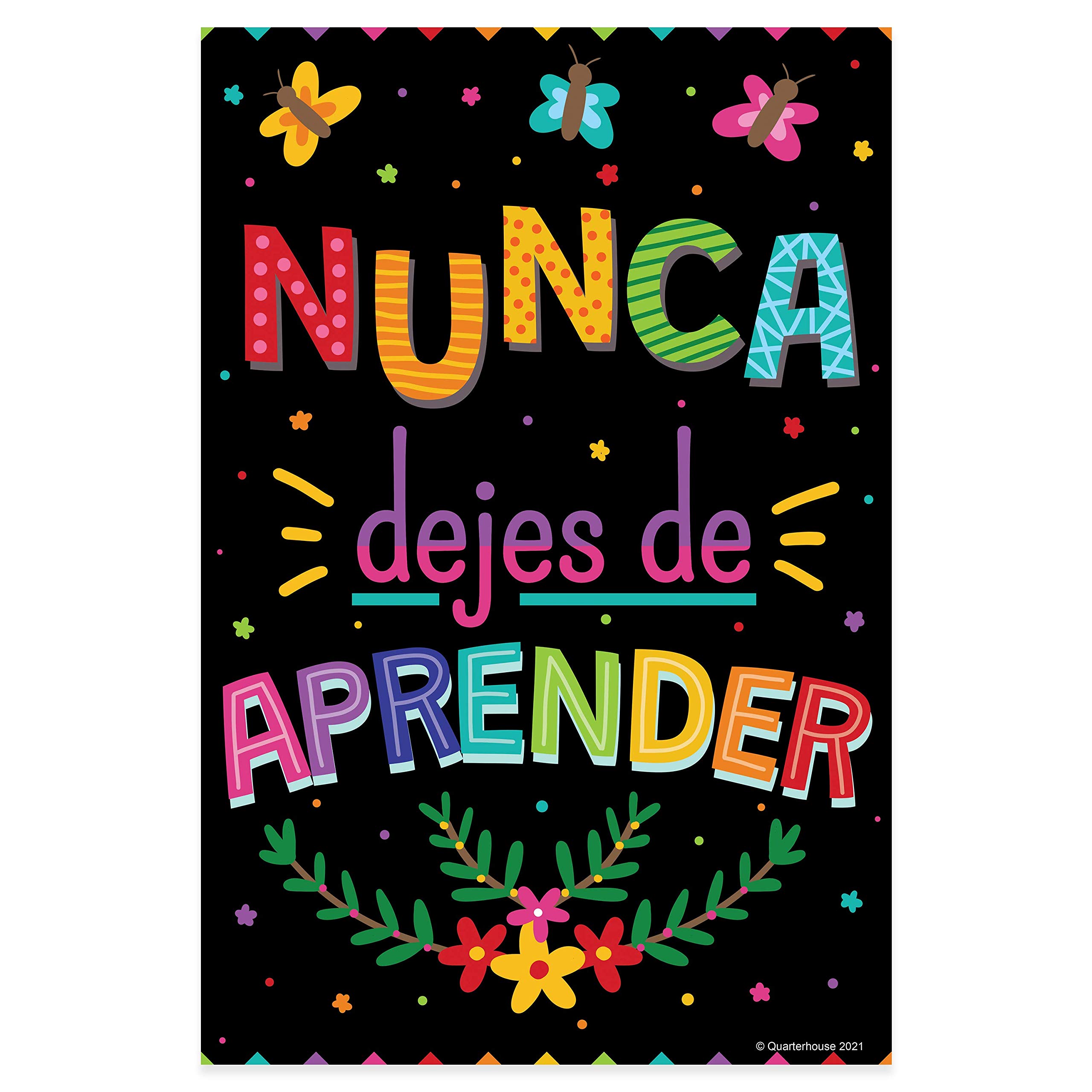 Buy Quarterhouse 12 Large Spanish Motivational Posters, Classroom ...
