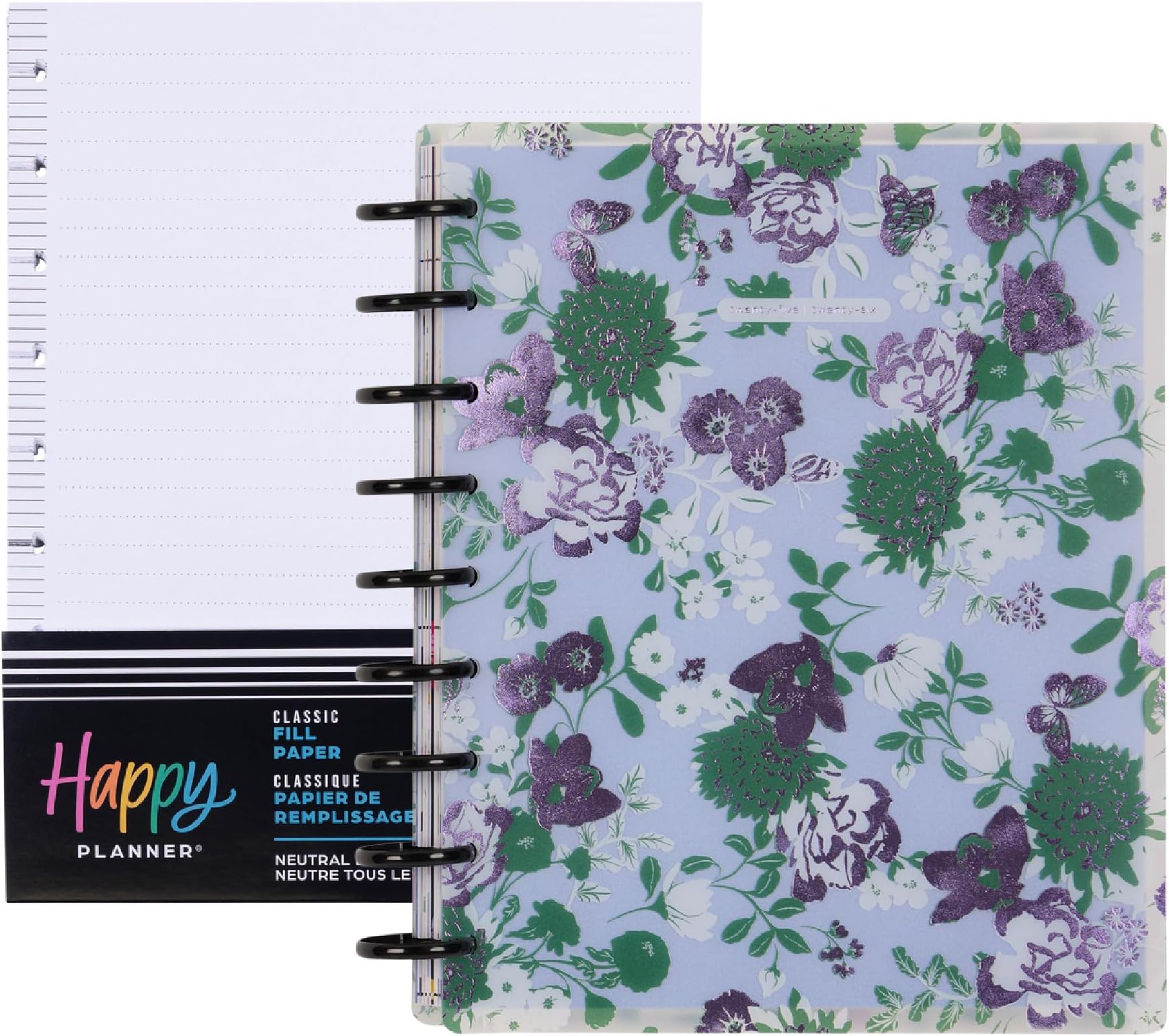 Amazon.com : Happy Planner Disc-Bound 12-Month Jul. 2025–Jun. 2026 ...