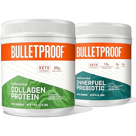 Amazon.com: Bulletproof Collagen Protein Powder, Unflavored, Keto ...
