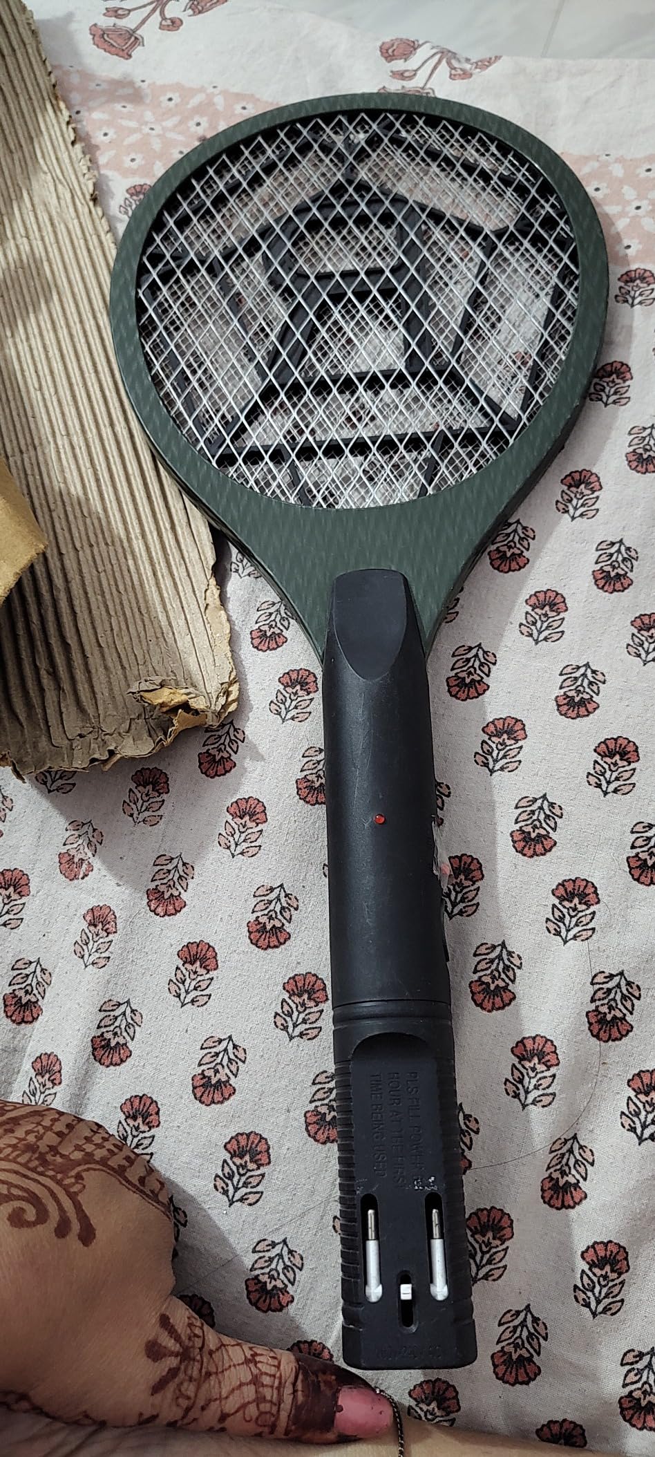 Ephemeral Heavy Duty Mosquito Racket Bat | Rechargeable Electric Fly ...