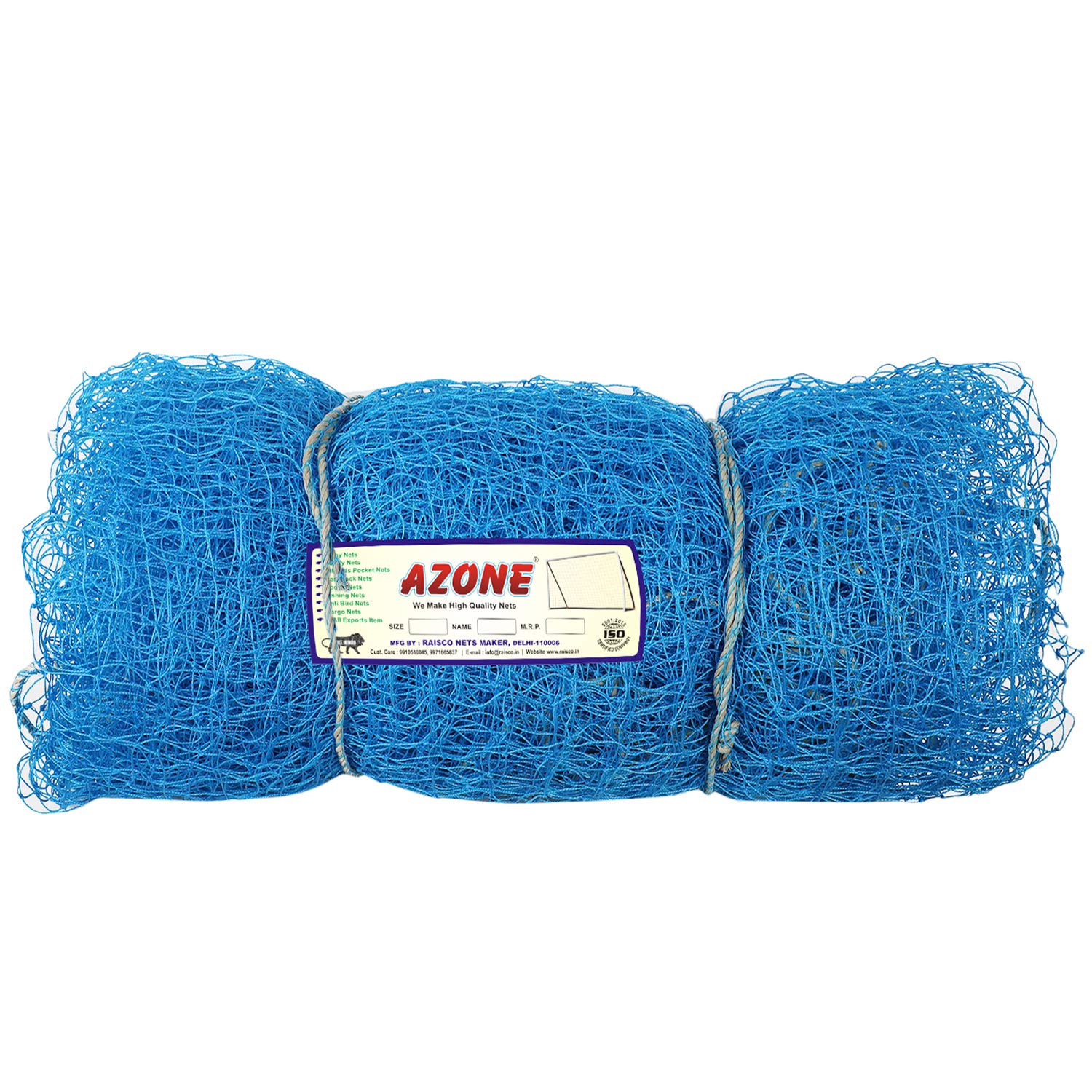 Azone AZ100x10 Feet Ground Boundary and Practice Cricket Net (Blue ...