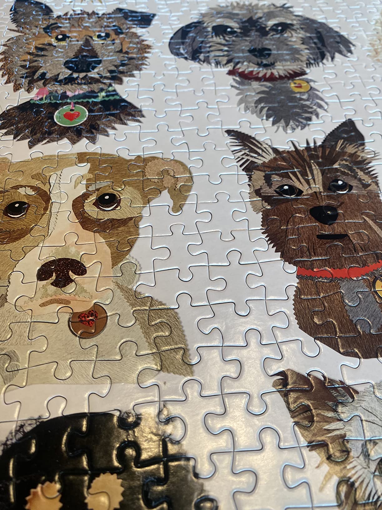 Amazon.com: Galison Paper Dogs 1000 Piece Puzzle - 1000 Piece Jigsaw ...