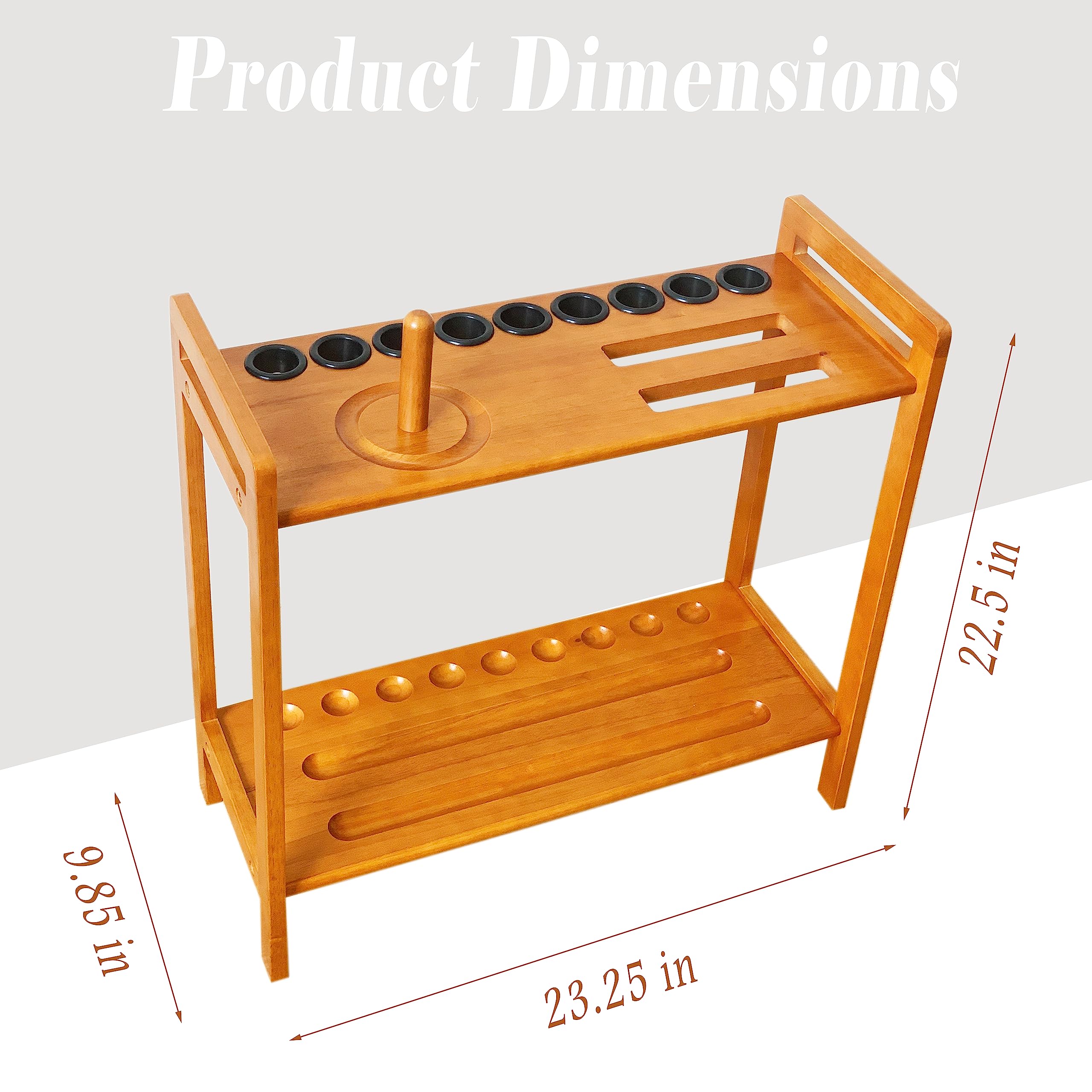 Snapklik.com : GACCO BILLIARDS Pool Stick Holder Floor Stand Holds 9 ...