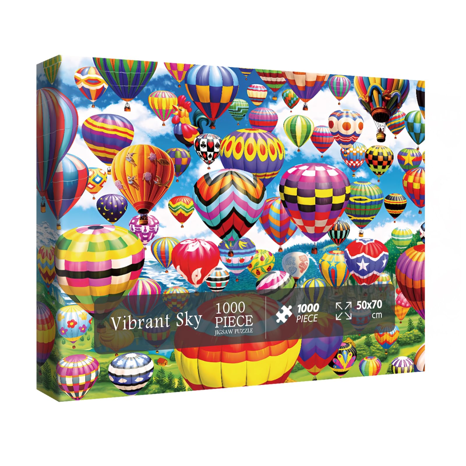 Amazon.com: Fun Hot Air Balloon Puzzles for Adults 1000 Pieces ...