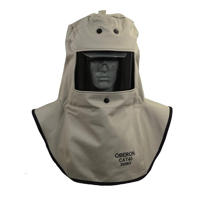 Buy Oberon Company CAT4 Series 40 Cal Arc Flash Hood and Canadian Hard ...