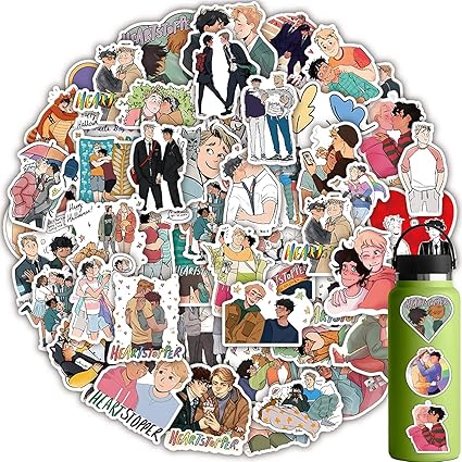 50Pcs Heartstopper TV Show Vinyl Stickers Decals, Heartstopper Stickers ...