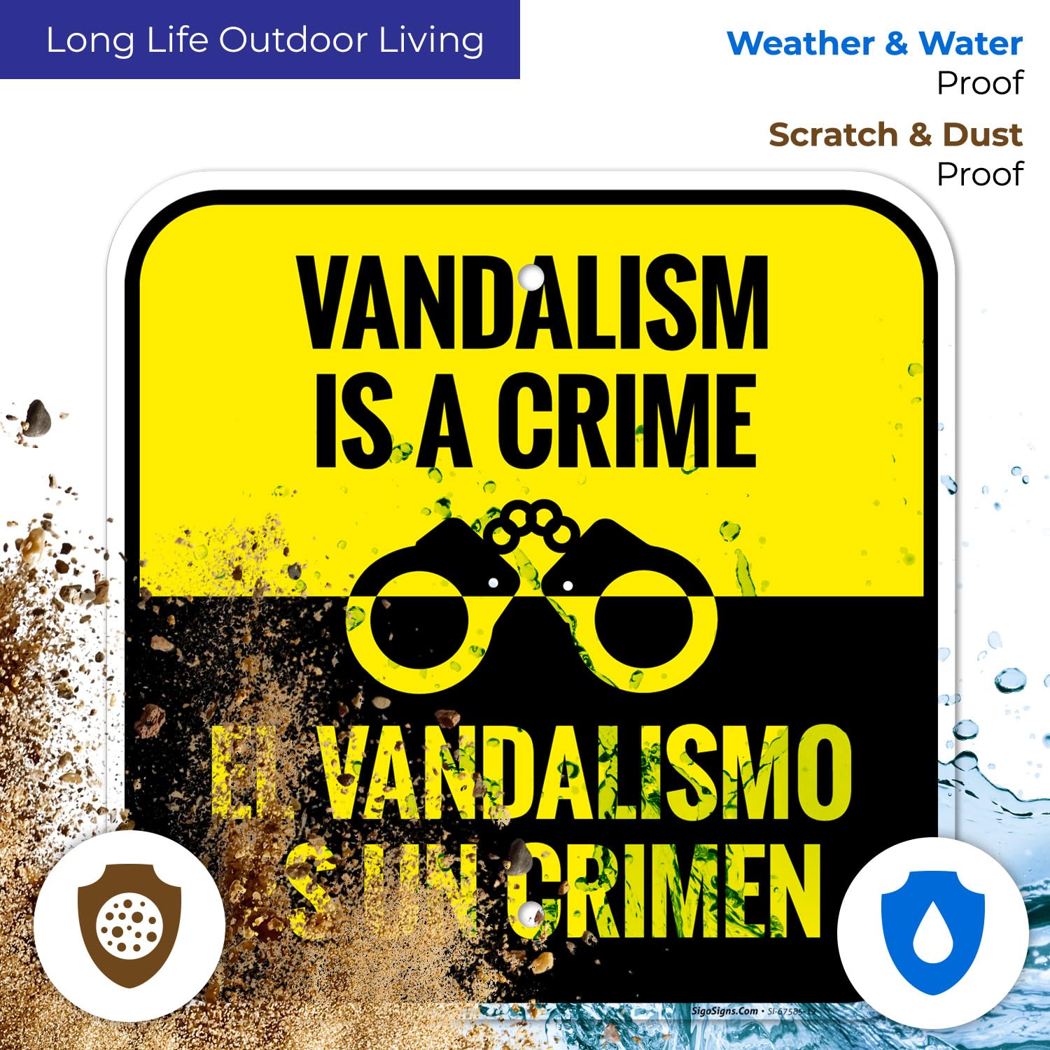 No Vandalism Signs Vandalism Is Crime