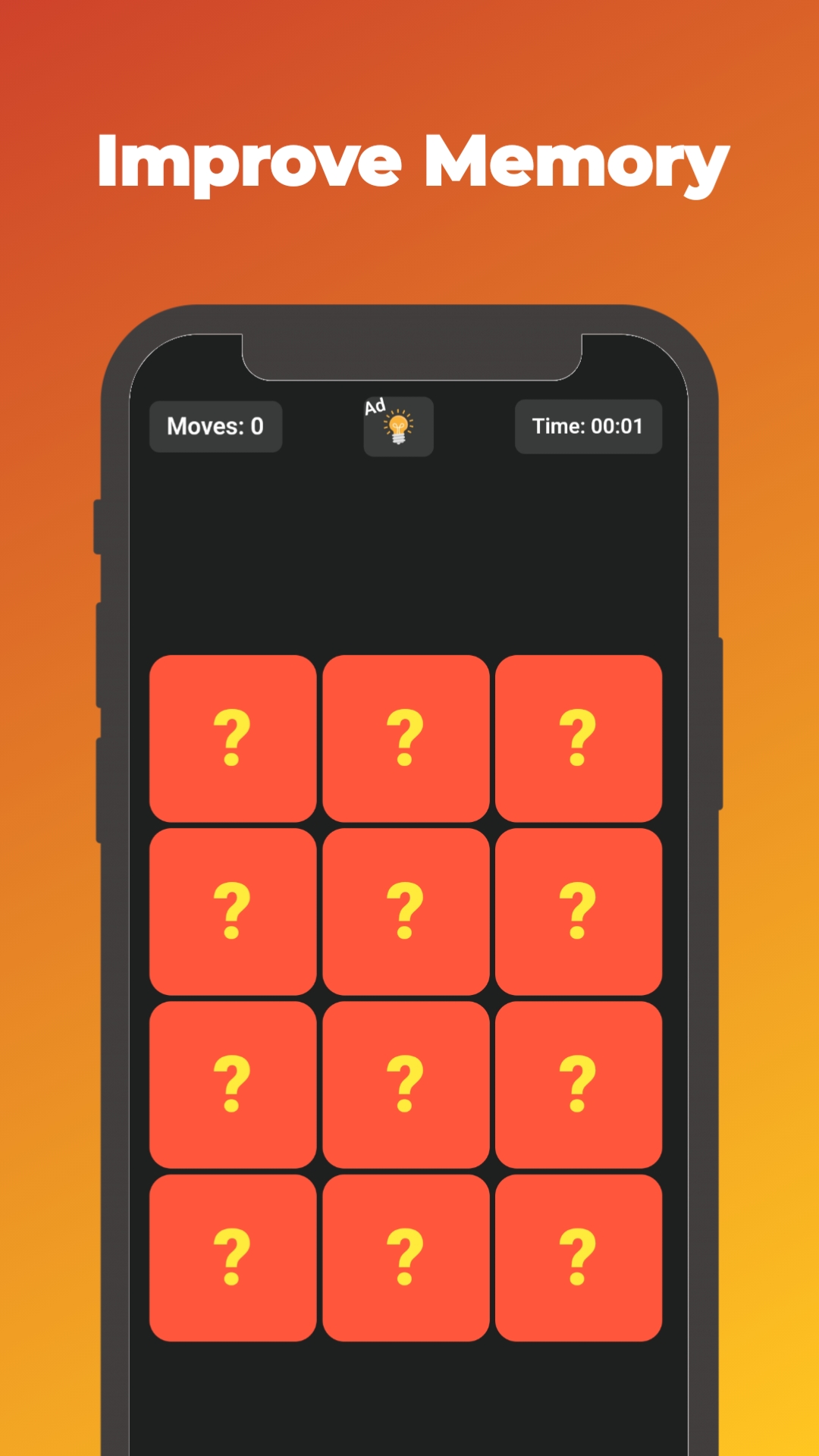 Memory Match Card Game: Challenge Your Adult Brain Skills for Free ...