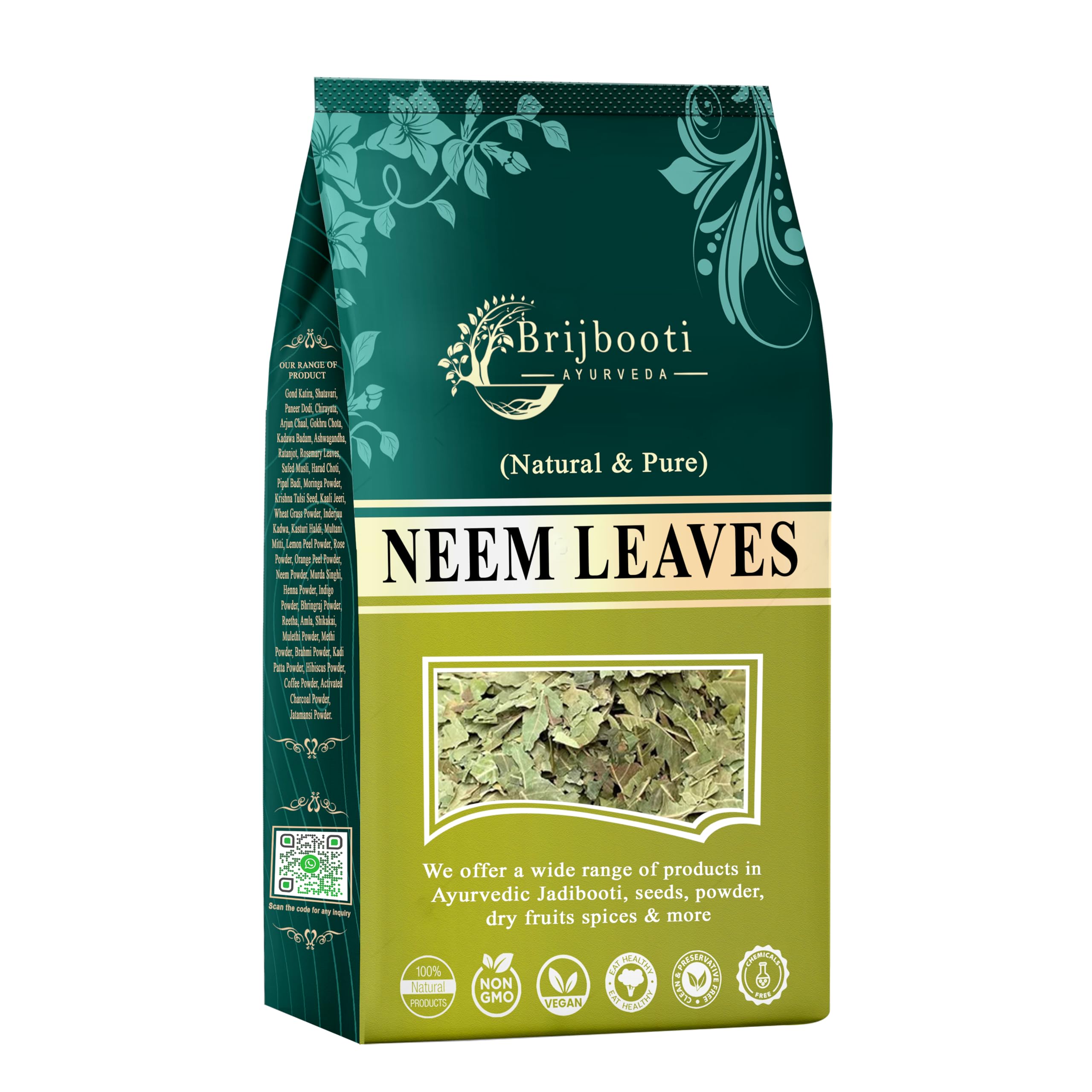 Birju Mahavir Neem Patti - Sukhi Neem Patti - Dry Neem Leaves ...