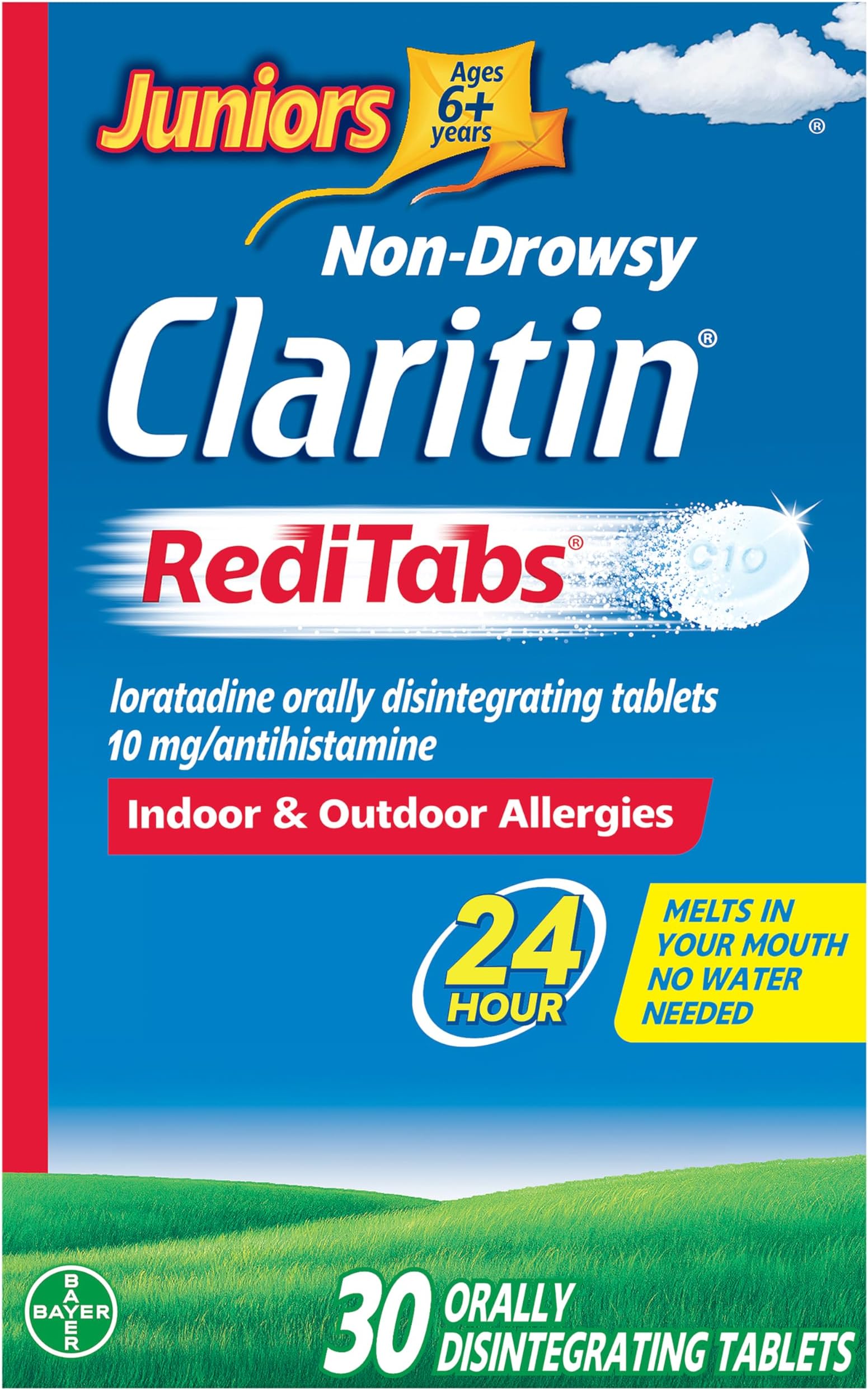 Amazon.com: Claritin RediTabs 24 Hour Allergy Medicine, Non-Drowsy ...