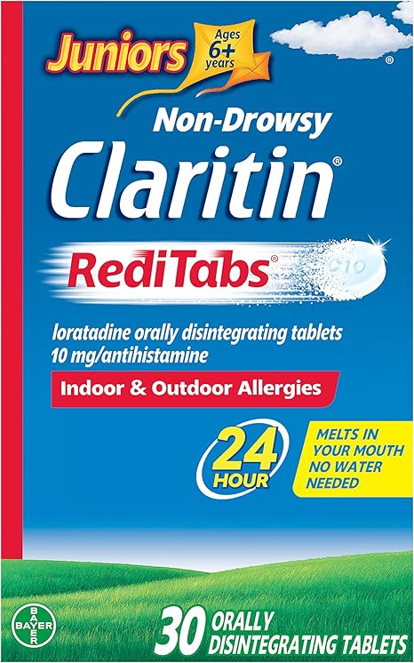 Amazon.com: Claritin, Allergy Relief Indoor & Outdoor, Non-Drowsy, 10 ...