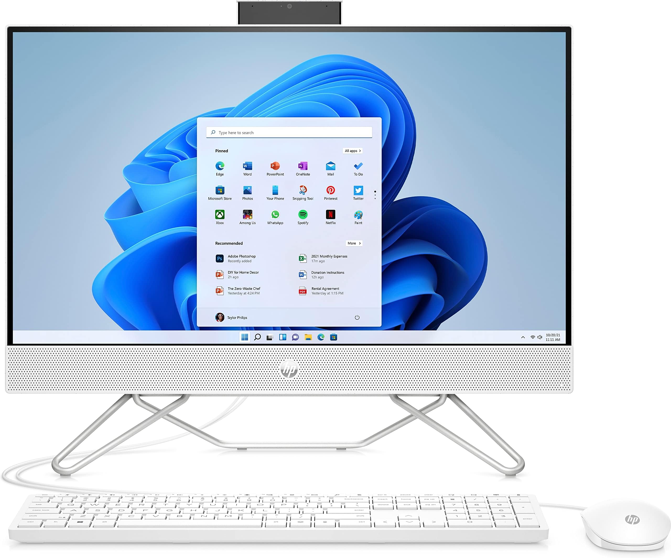 HP PC Tout-en-Un | Écran Tactile FHD 23,8" | Intel Core i5-1235U | 8 Go ...