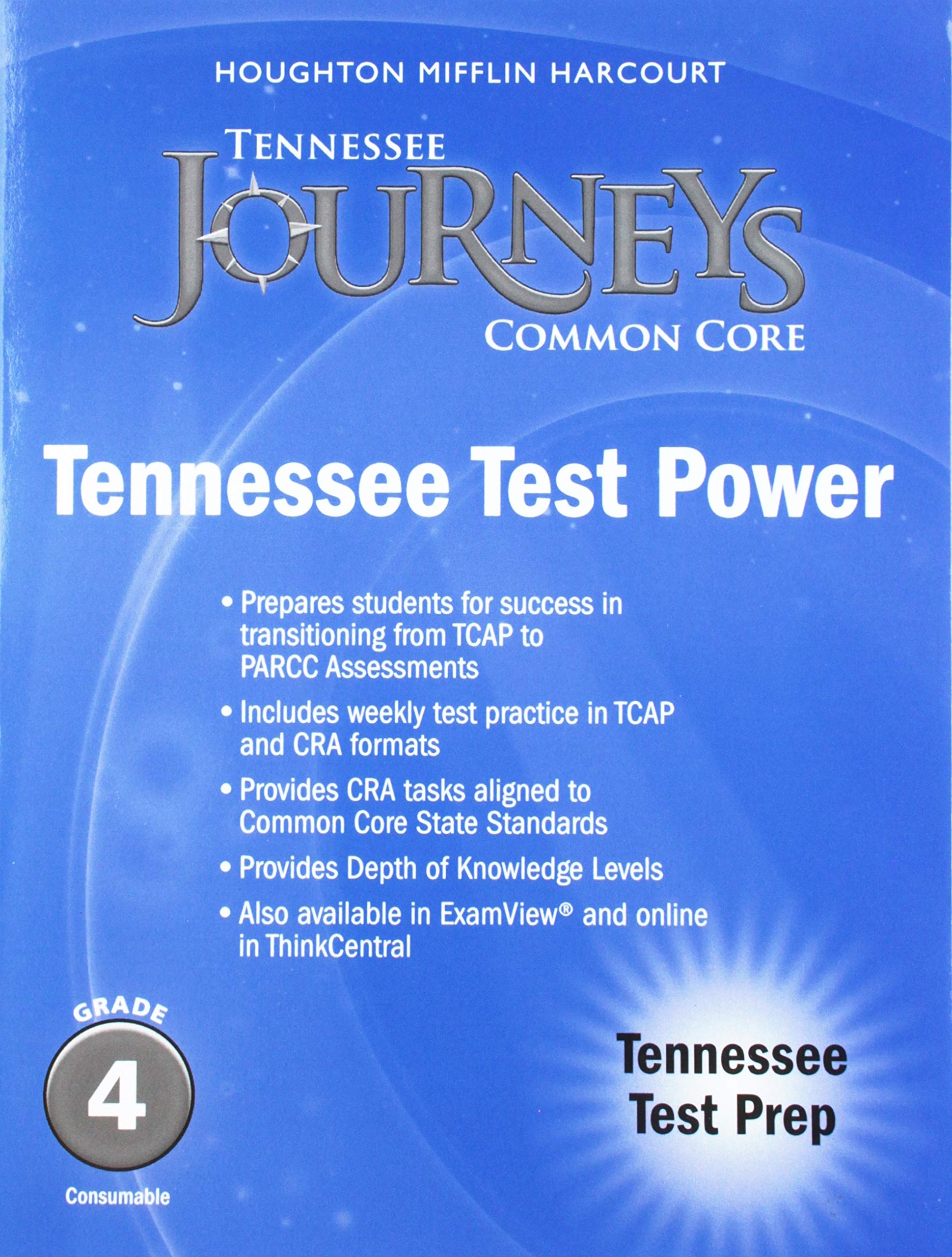 Test Prep Student Grade 4 (Houghton Mifflin Harcourt Journeys ...