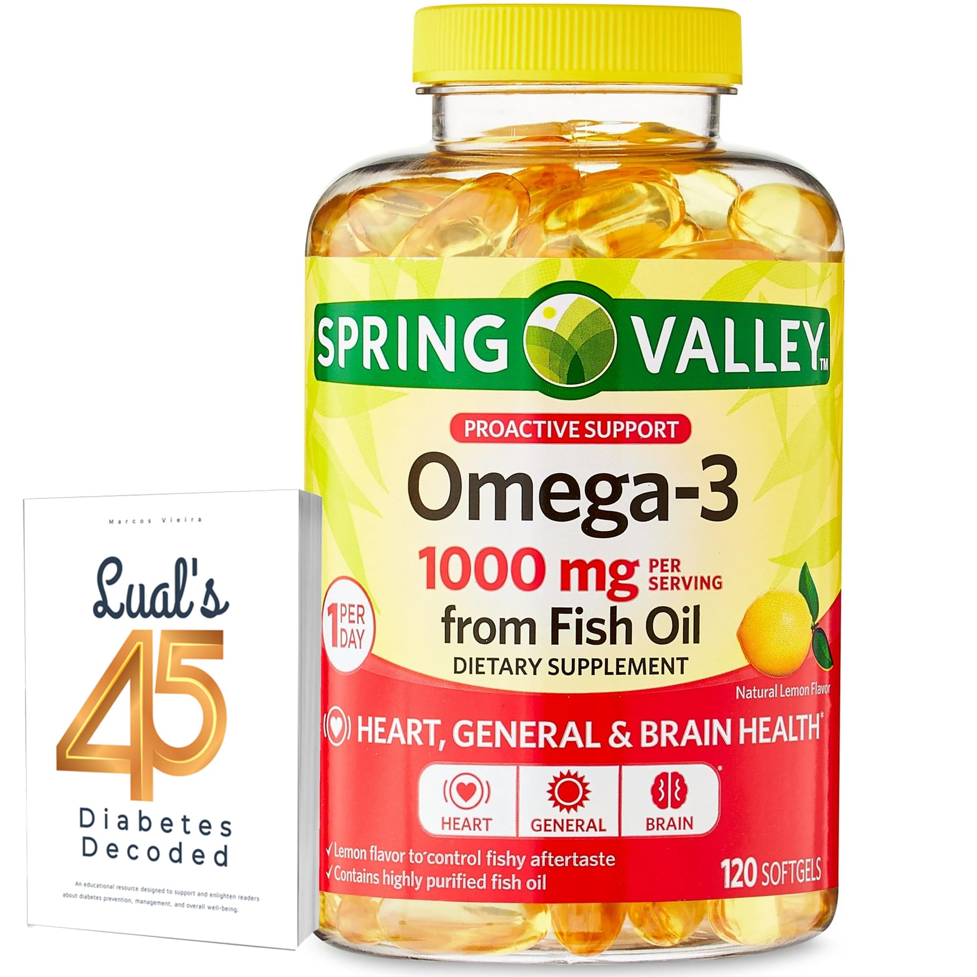 Amazon.com: Spring Valley Omega-3 Fish Oil | Omega-3 Fish Oil ...