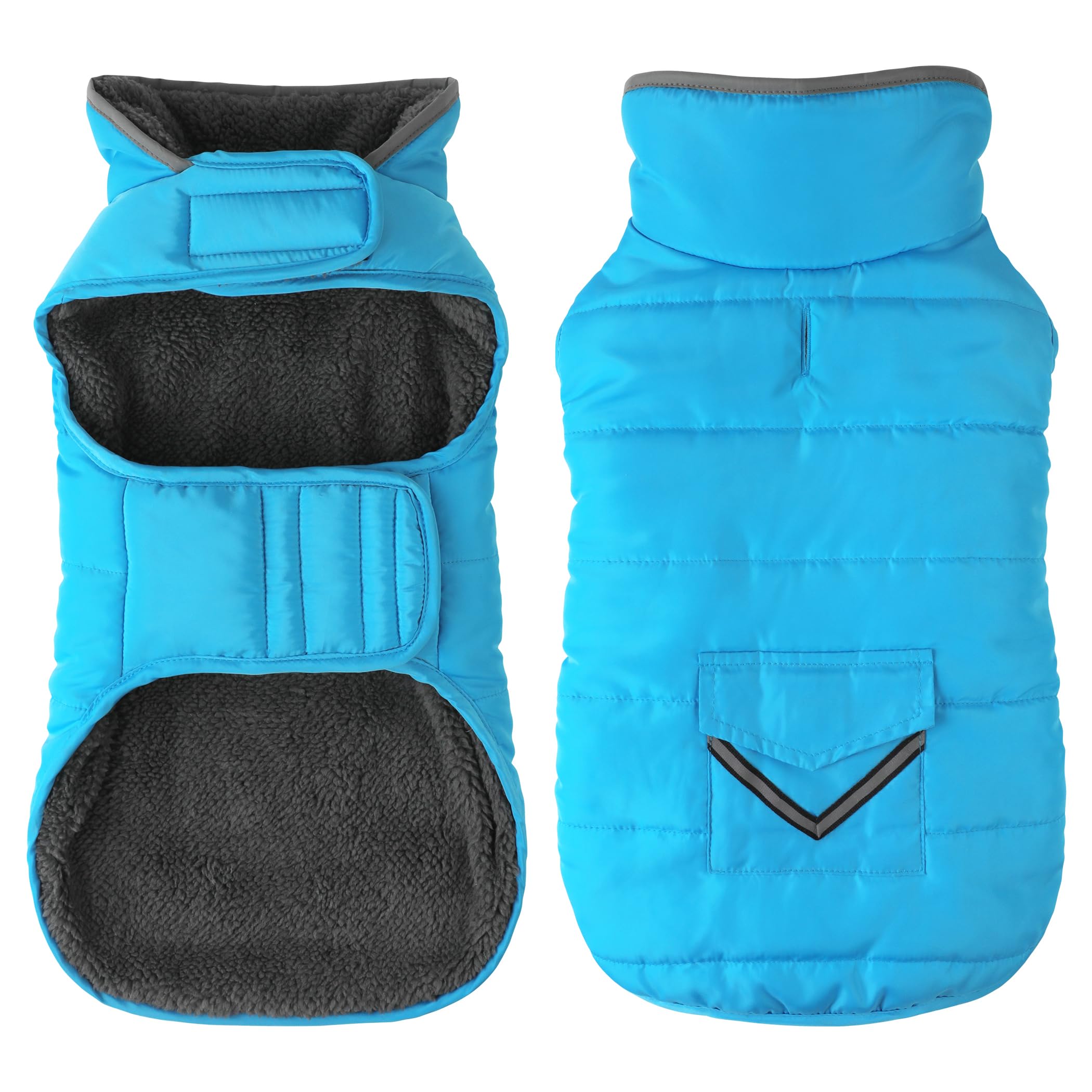 Amazon.com : Petglad Dog Coat, Waterproof Dog Winter Jacket with Pocket ...