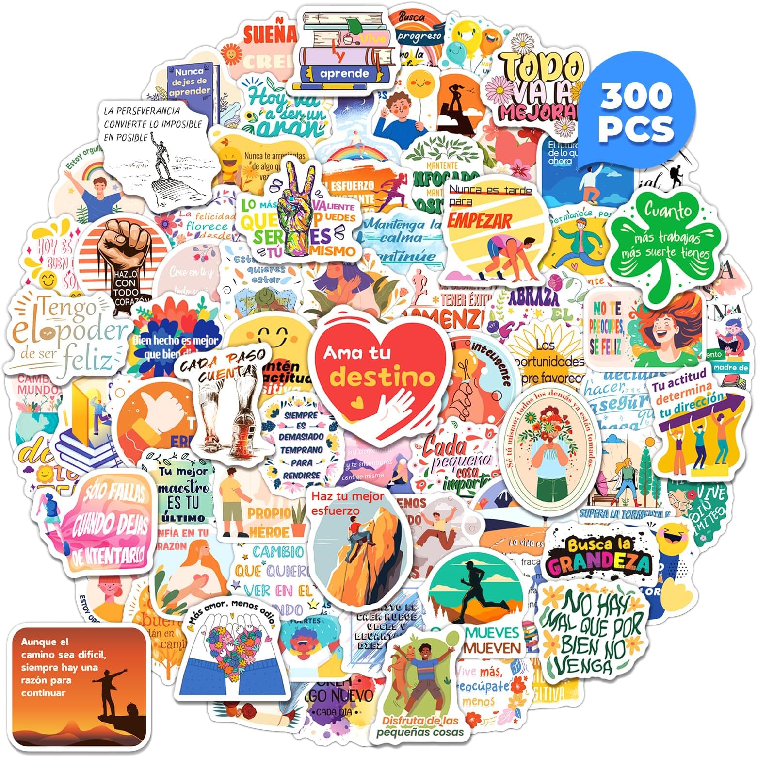 Amazon.com : 540 Pcs Spanish Confetti Stickers for Kids Teachers ...