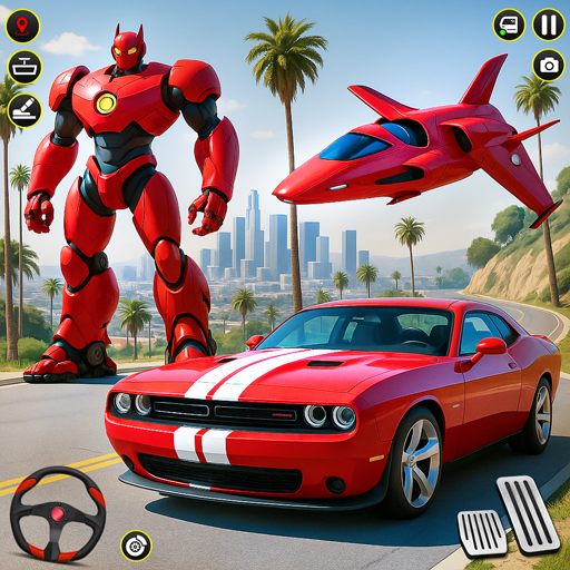 Open World Air Jet Multi Robot Fighting Games - Futuristic Mech Robots ...