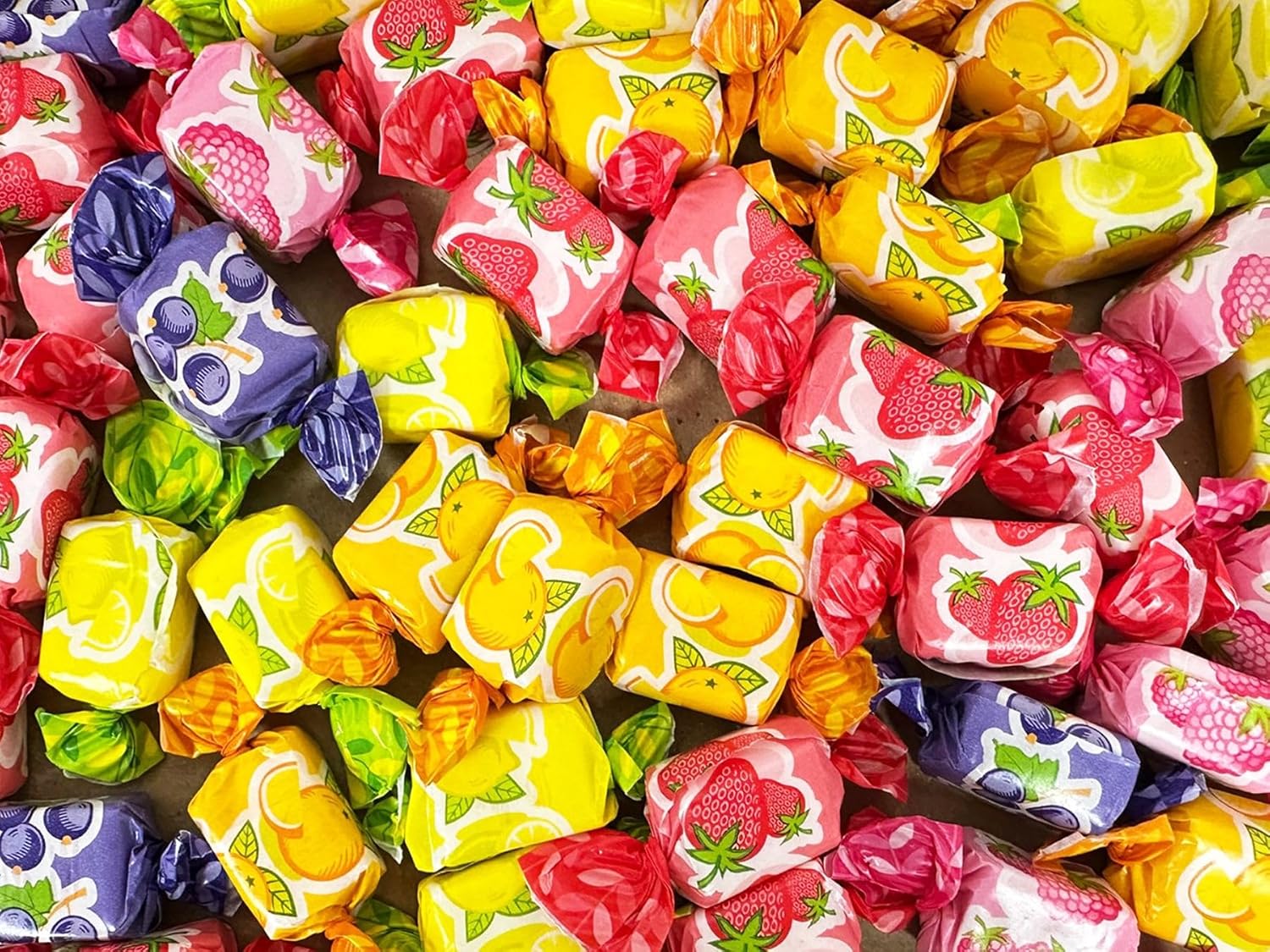 Wrapped Fruit chews Sweets Bulk selection - 500g Assorted Fruit Chews ...