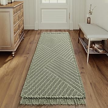 Amazon.com: H.VERSAILTEX Waffle Bath Runner Rug Long Bath Mat Super ...