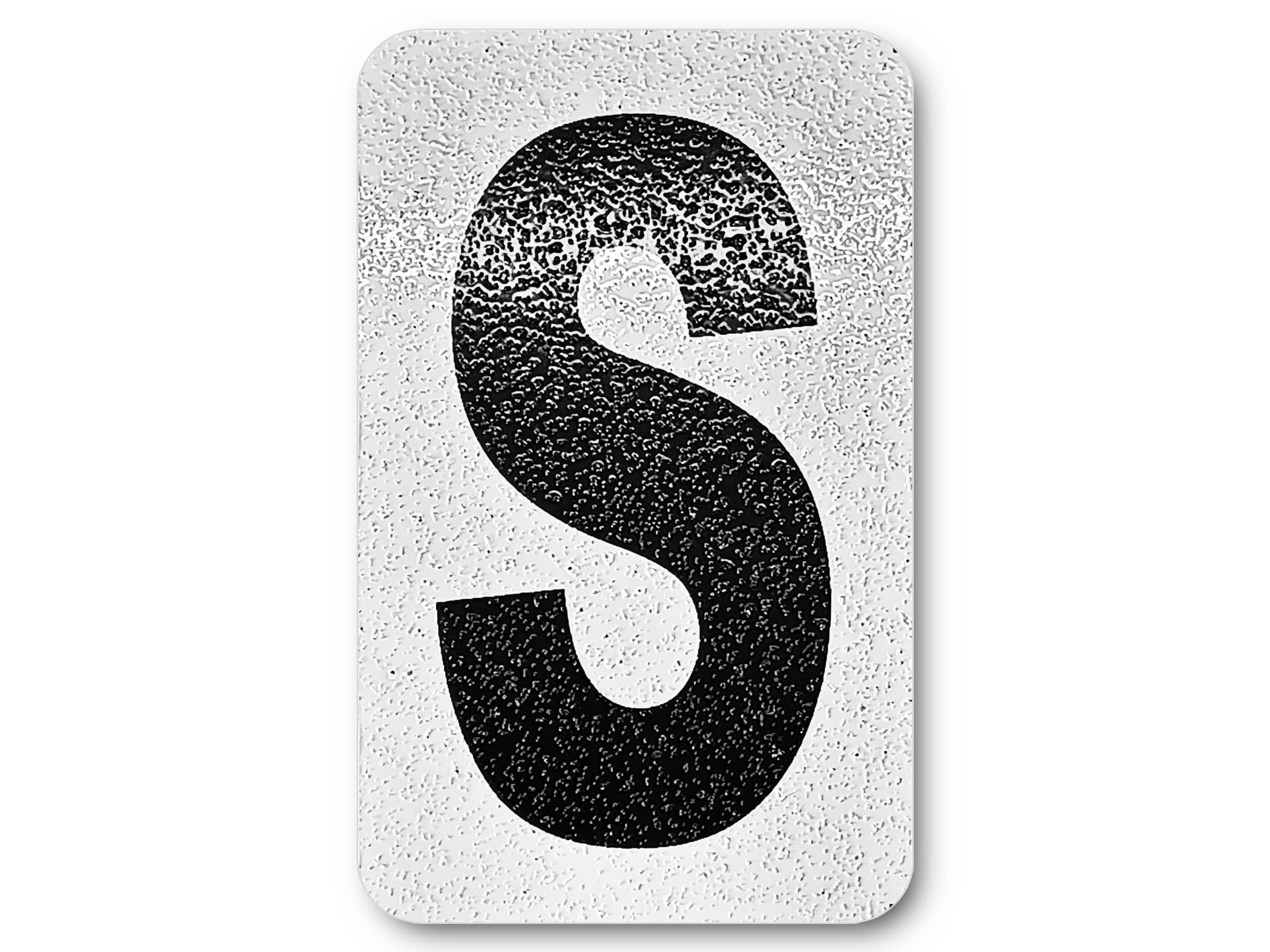 Amazon.com: Curb N Sign Reflective Letter Sticker - Premium Aluminum ...