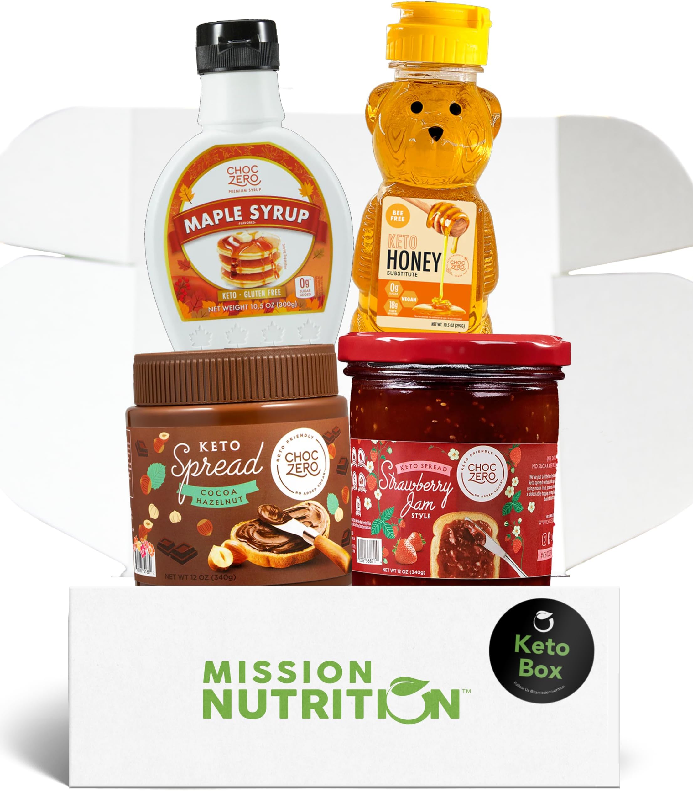 Amazon.com : ChocZero Maple Syrup, Keto Honey Substitute, Cocoa ...