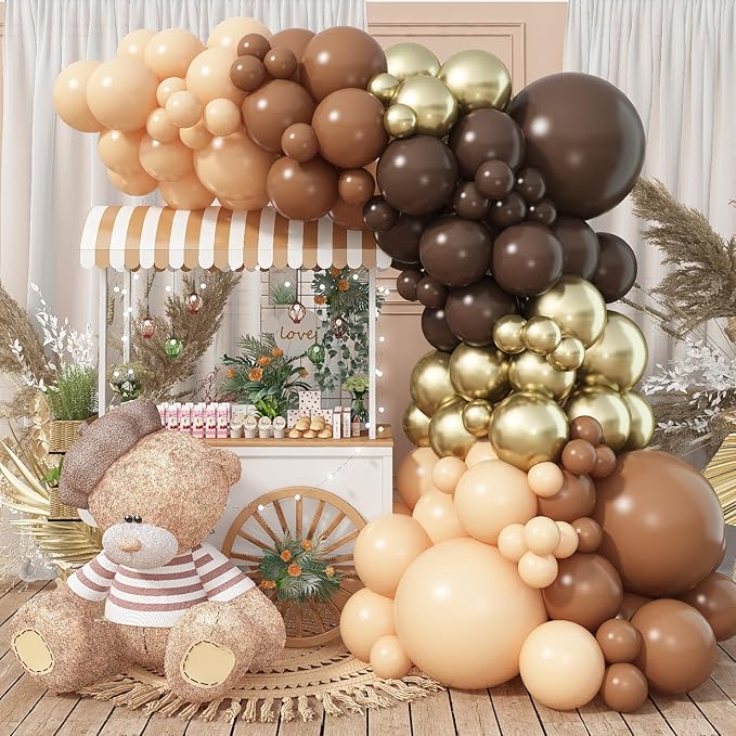 Amazon.com: Brown Balloon Garland Arch Kit - Nude, Tan, Beige, Coffee ...