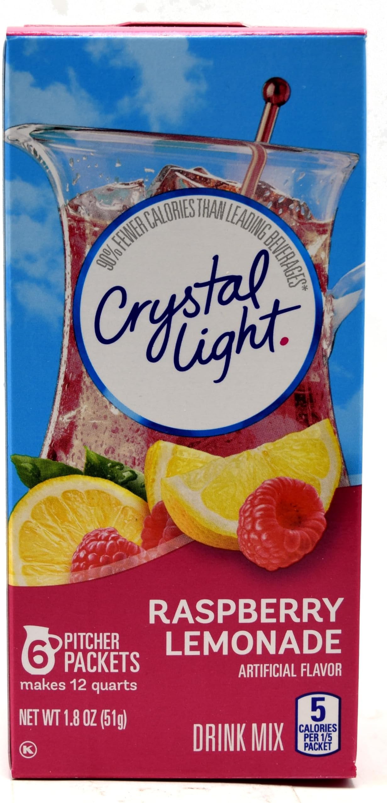 Amazon.com : Crystal Light Raspberry Iced Tea, 12-Quart 1.6-Ounce ...