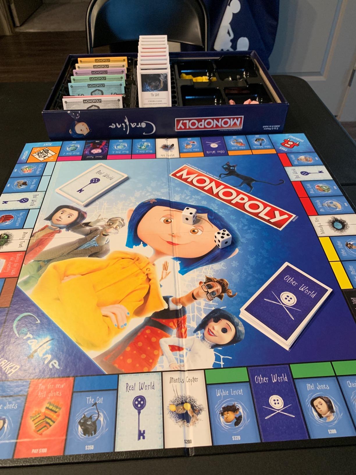 Amazon.com: Monopoly Coraline Board Game | Based on The Film from ...