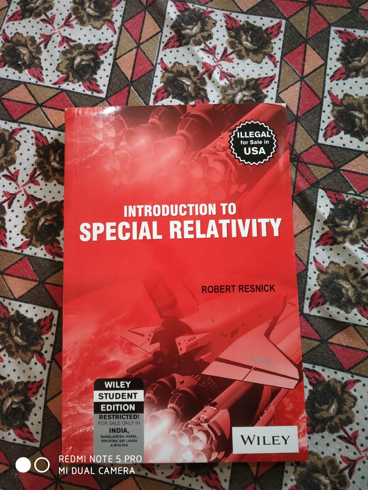 Introduction To Special Relativity