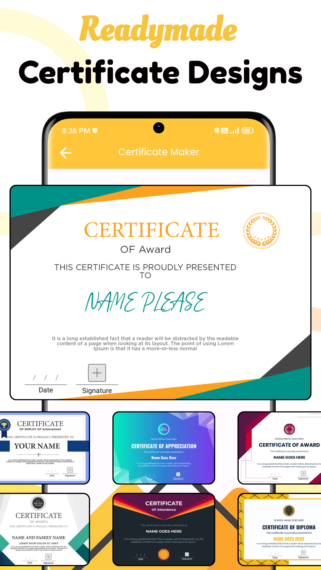 Certificate Maker & Template - App on Amazon Appstore
