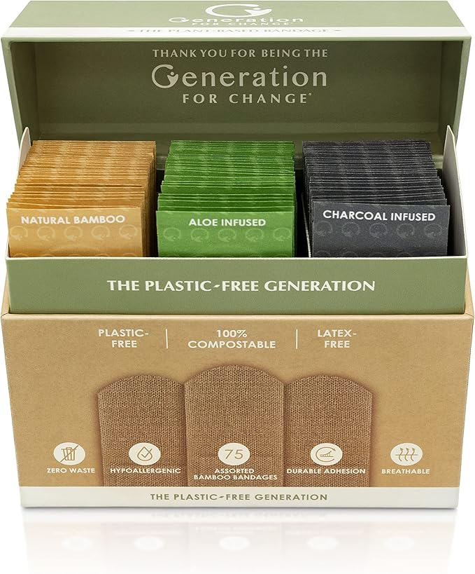 Amazon.com: The Plant-Based Bandage by Generation For Change | 75 ...