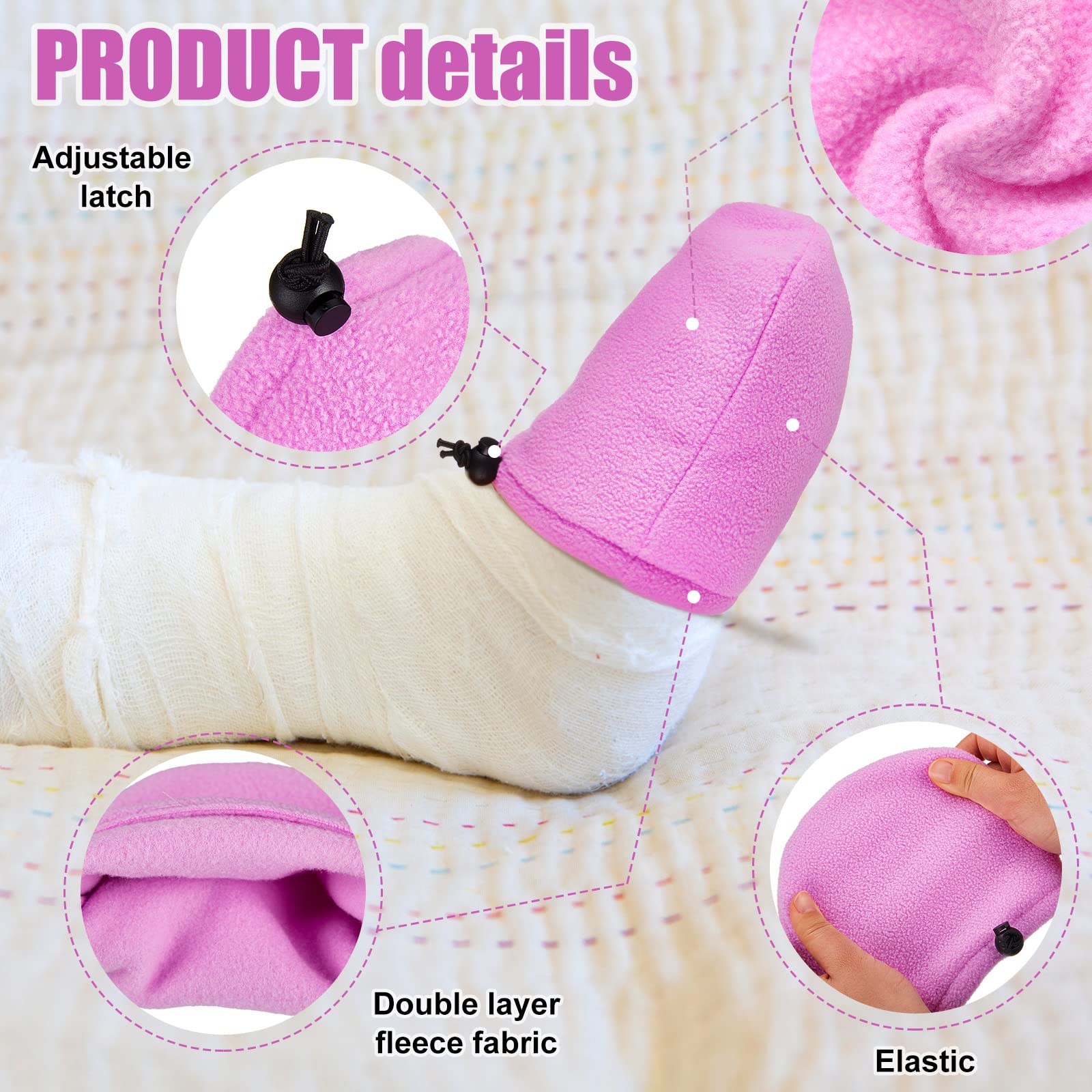 Snapklik.com : Cast Toe Socks For Women Men 4 Pack Cast Toe Cover ...
