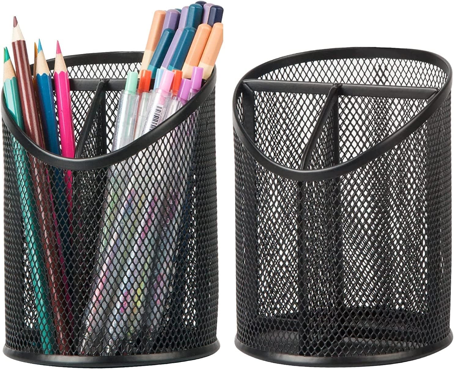 Amazon.com : Produco Metal Mesh Pen Pencil Cup Holder Stand Office Desk ...