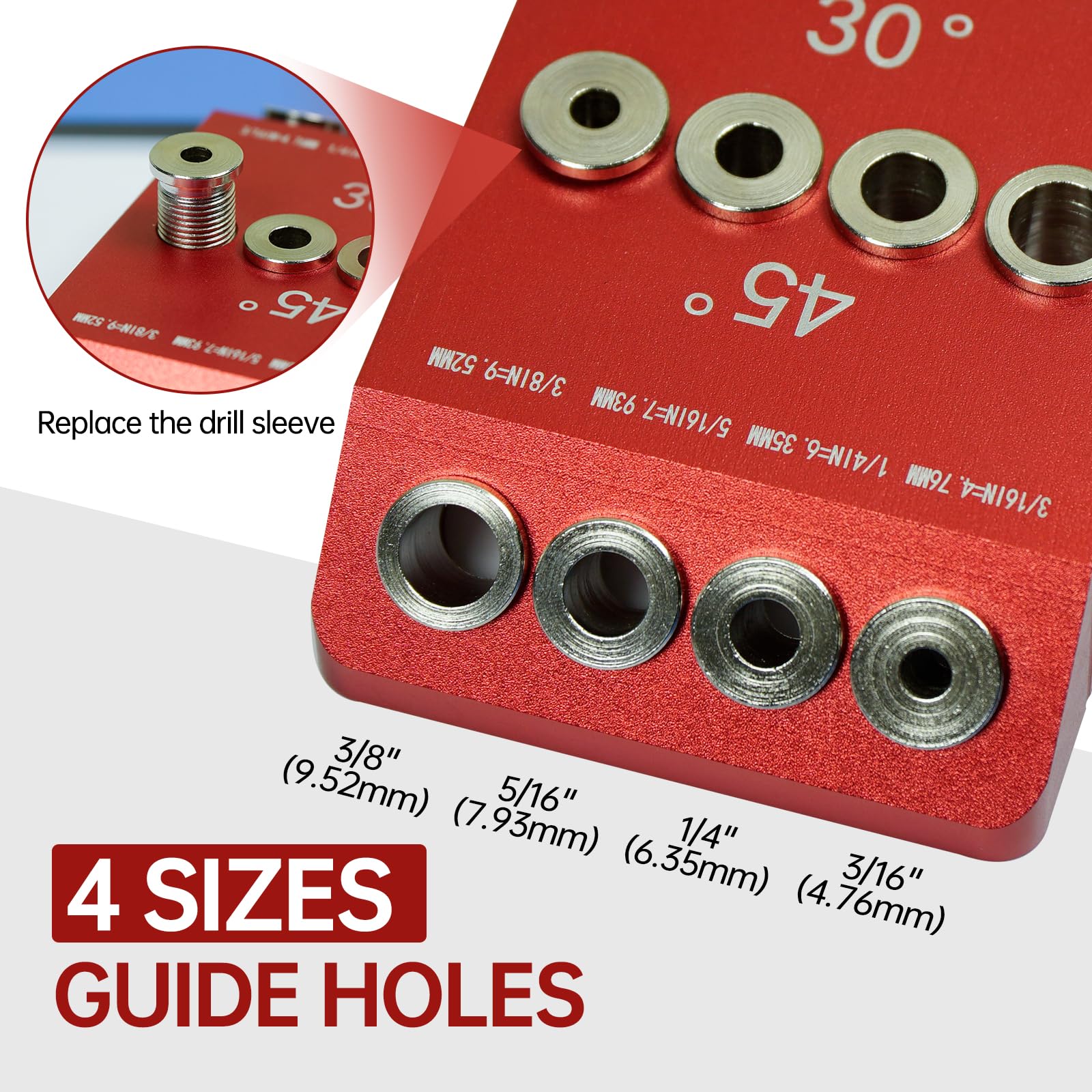 Drill Guide 30 45 90 Degree Angle Jig For Hand Drill, Angle For ...