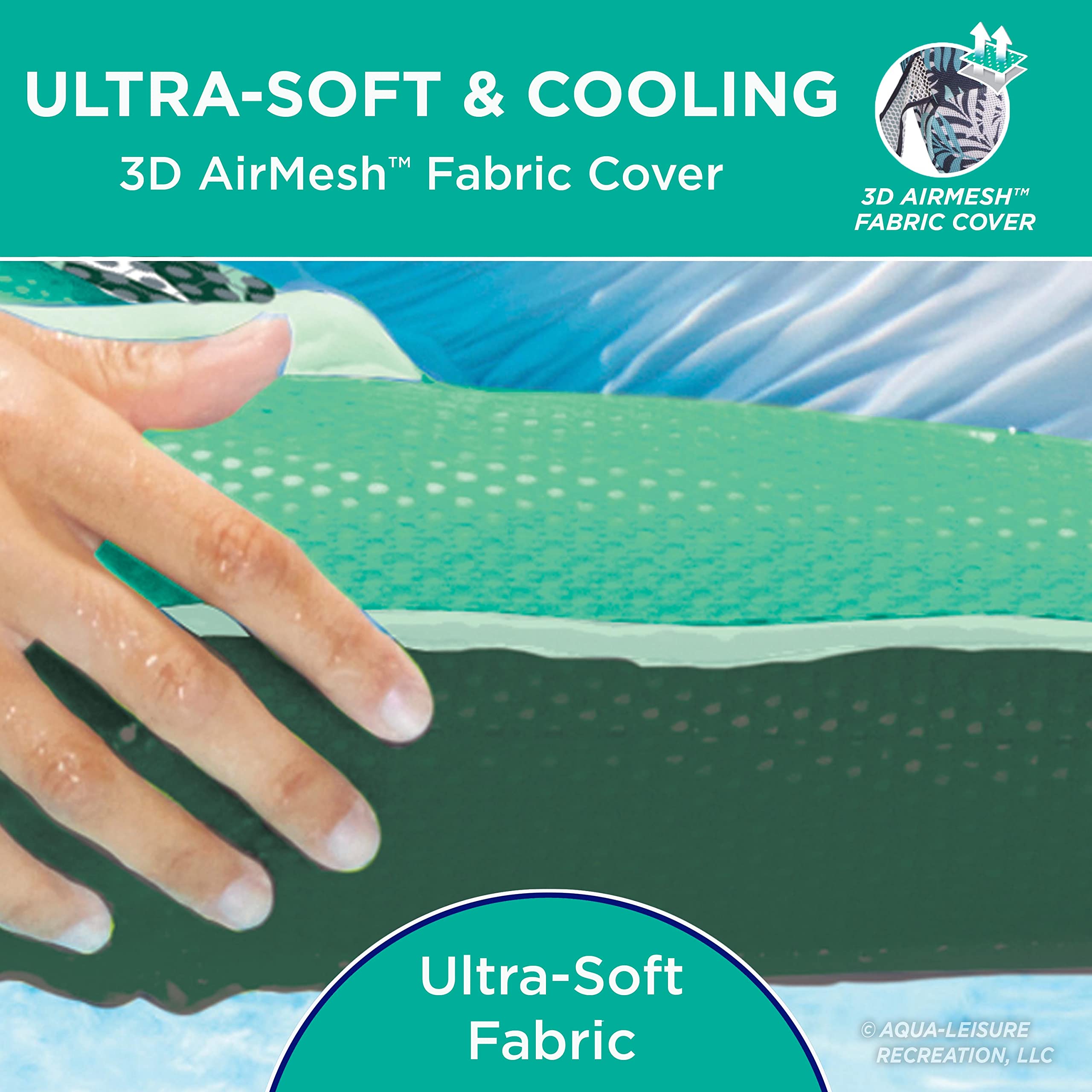 Snapklik.com : Aqua Supreme Hex Pool Chair Float Multi-Position