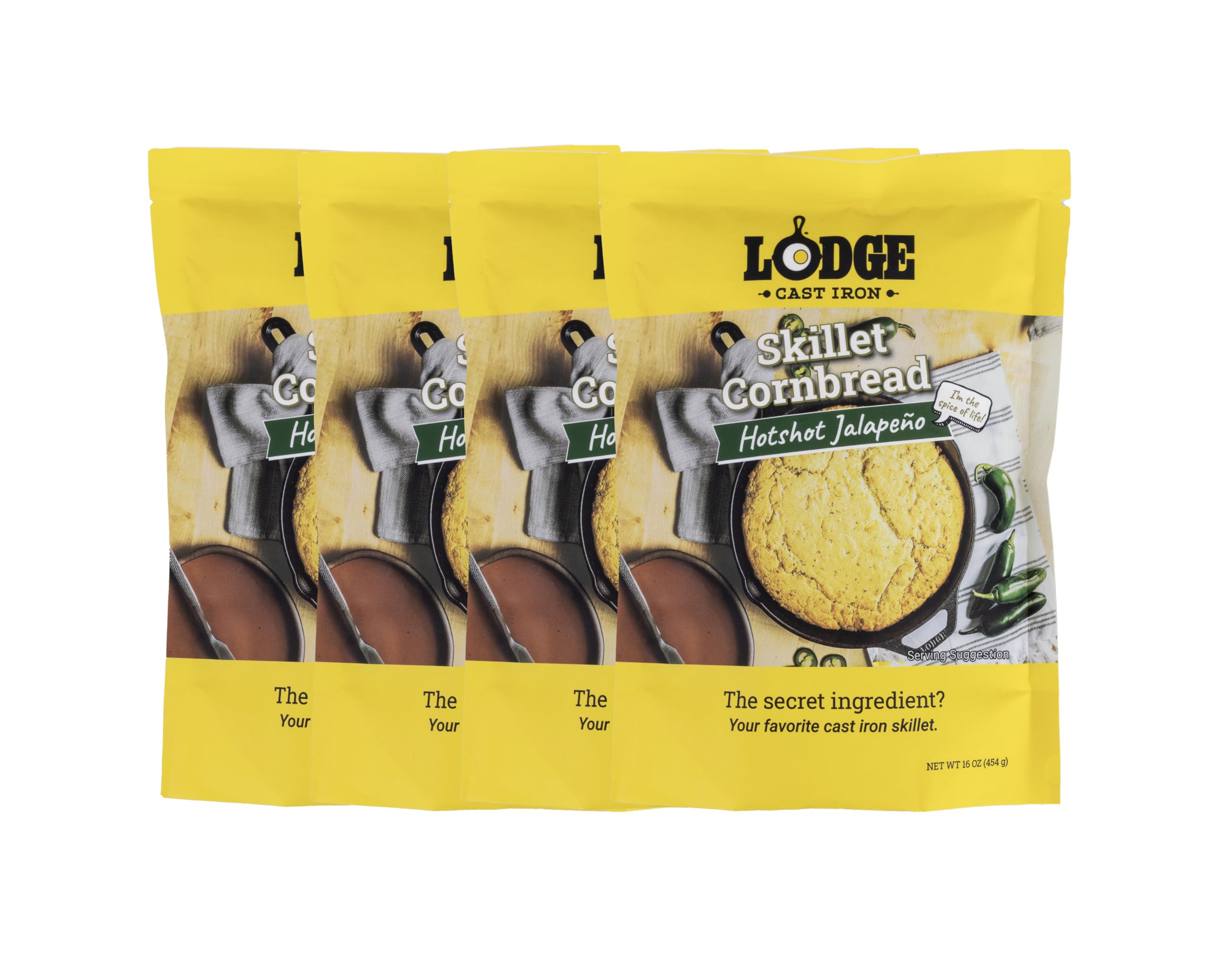 Amazon.com: Lodge Cast Iron Skillet Cornbread – Pair with Cast Iron ...