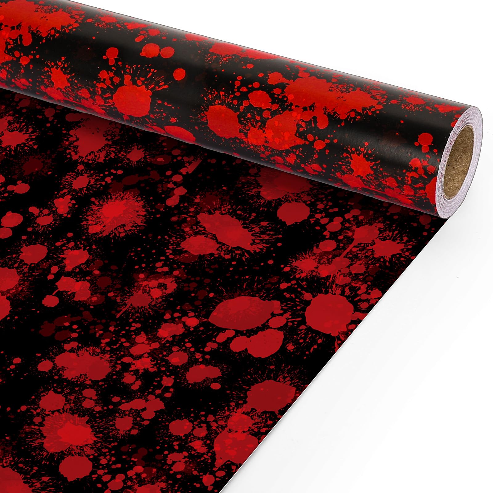Amazon.com: JarThenaAMCS Halloween Bloody Wrapping Paper - Mini Roll ...