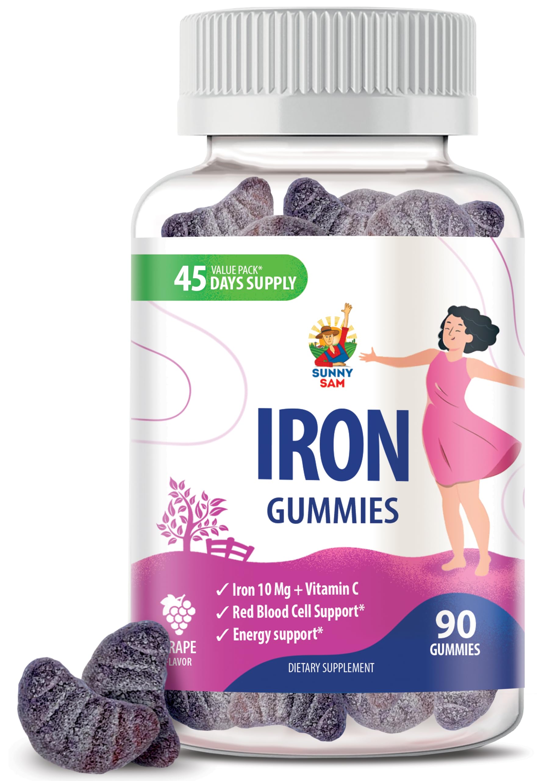 Assorted Items Include Iron Gummies for Kids & Adults And More