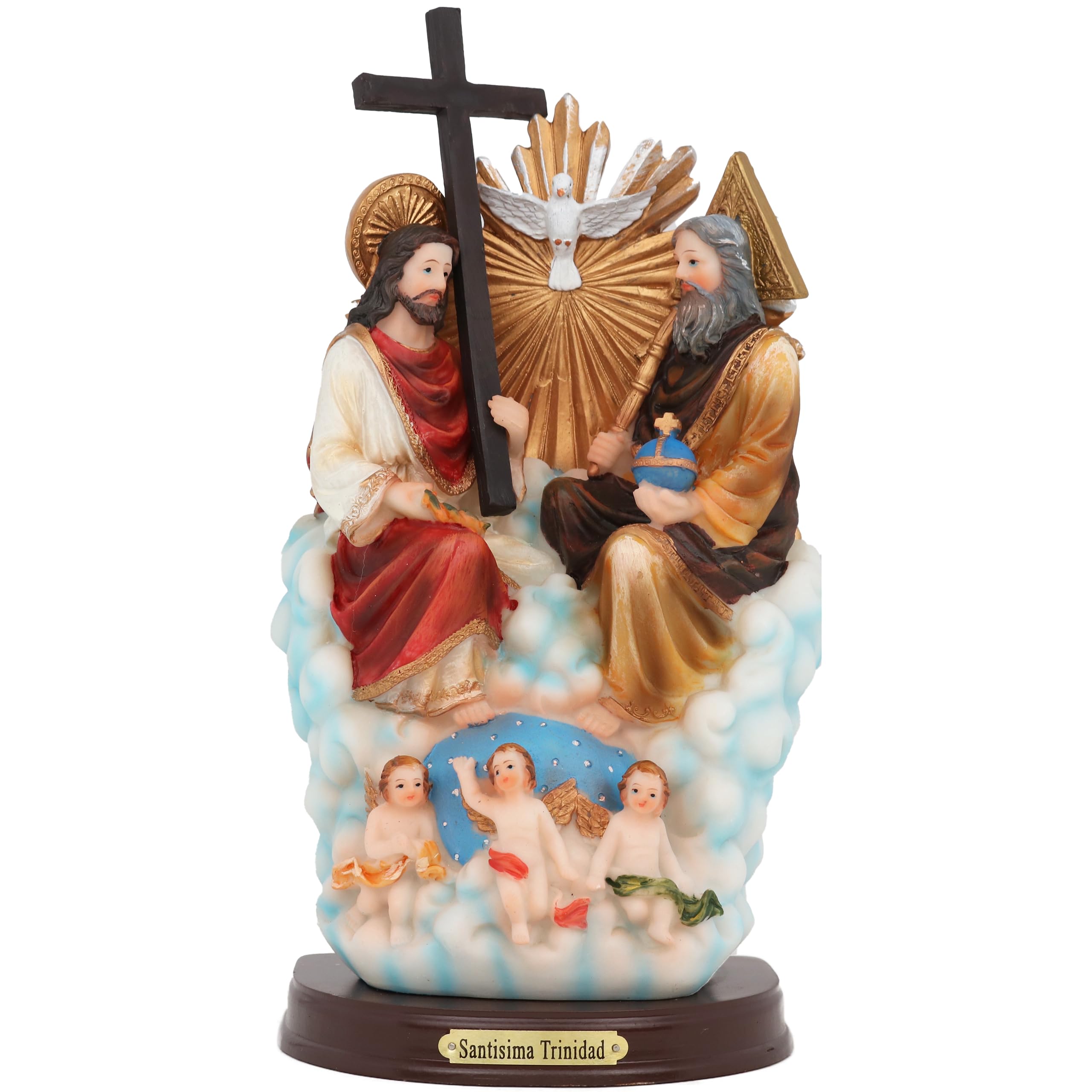 Amazon.com: Cannan Santísima Trinidad 9" Un Solo Dios en tres Personas ...
