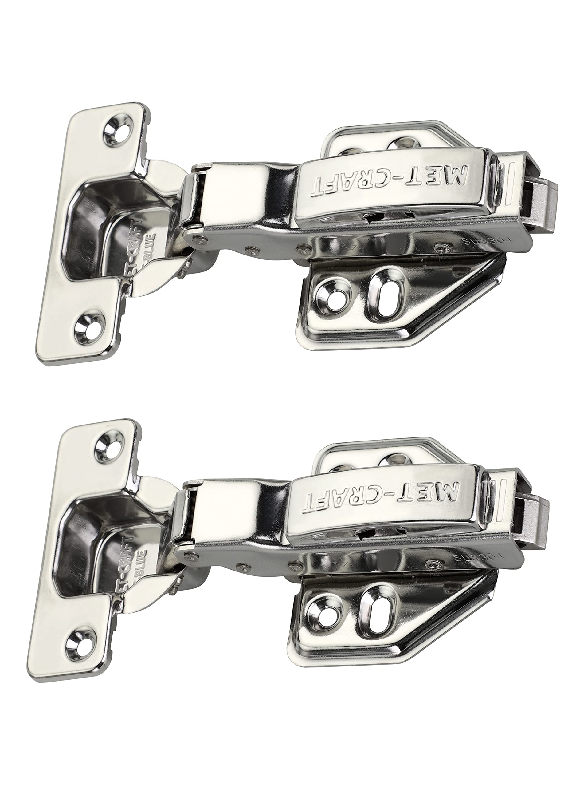 Met Craft Stainless Steel Be Blue Soft Close Hydraullic Clip On ...