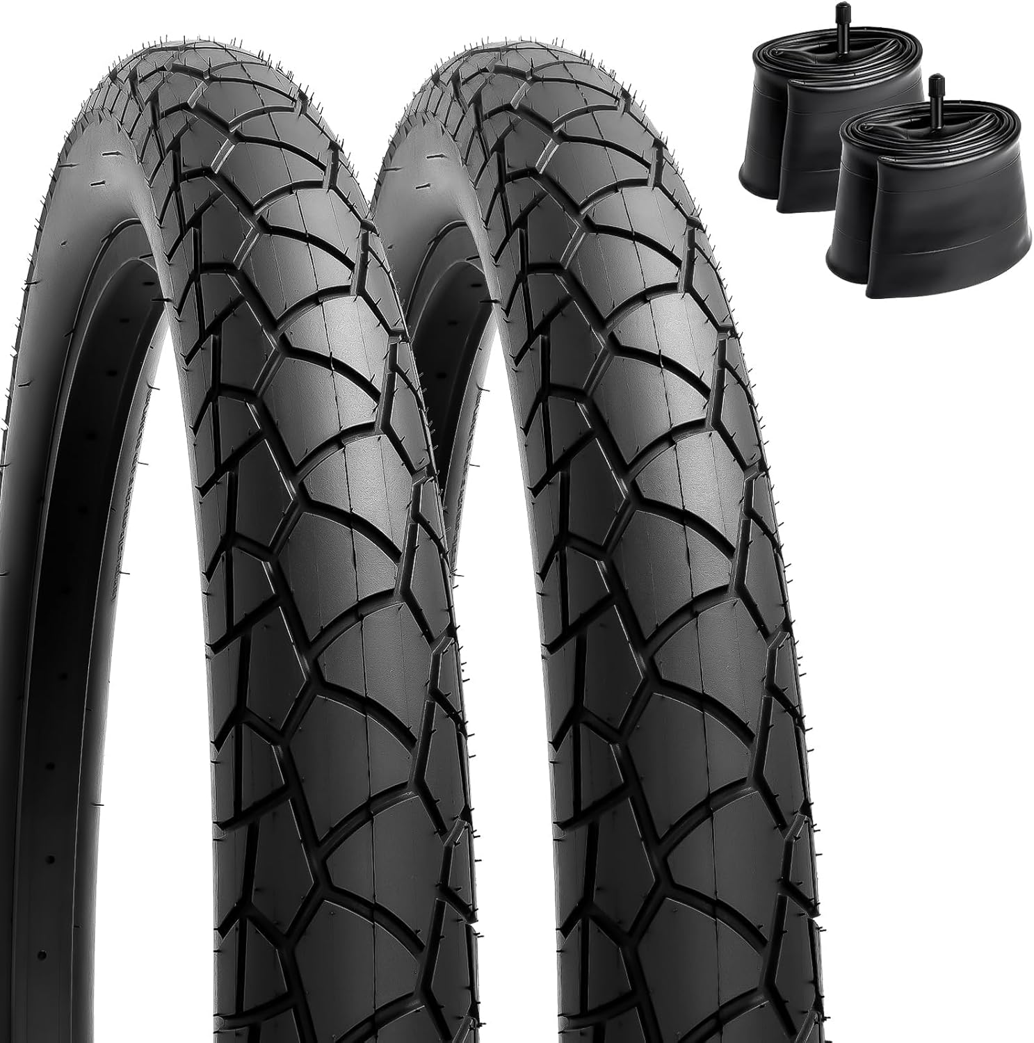 Amazon.com : YUNSCM 2-PCS 26" Road E-Bike Fat Tires 26x3.0/76-559 60TPI and 26" Heavy Duty Fat ...