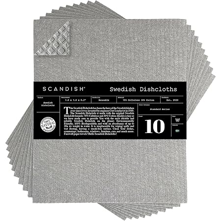 Amazon.com: Jekayla Swedish Dishcloth Cellulose Sponge Cloths, Eco ...