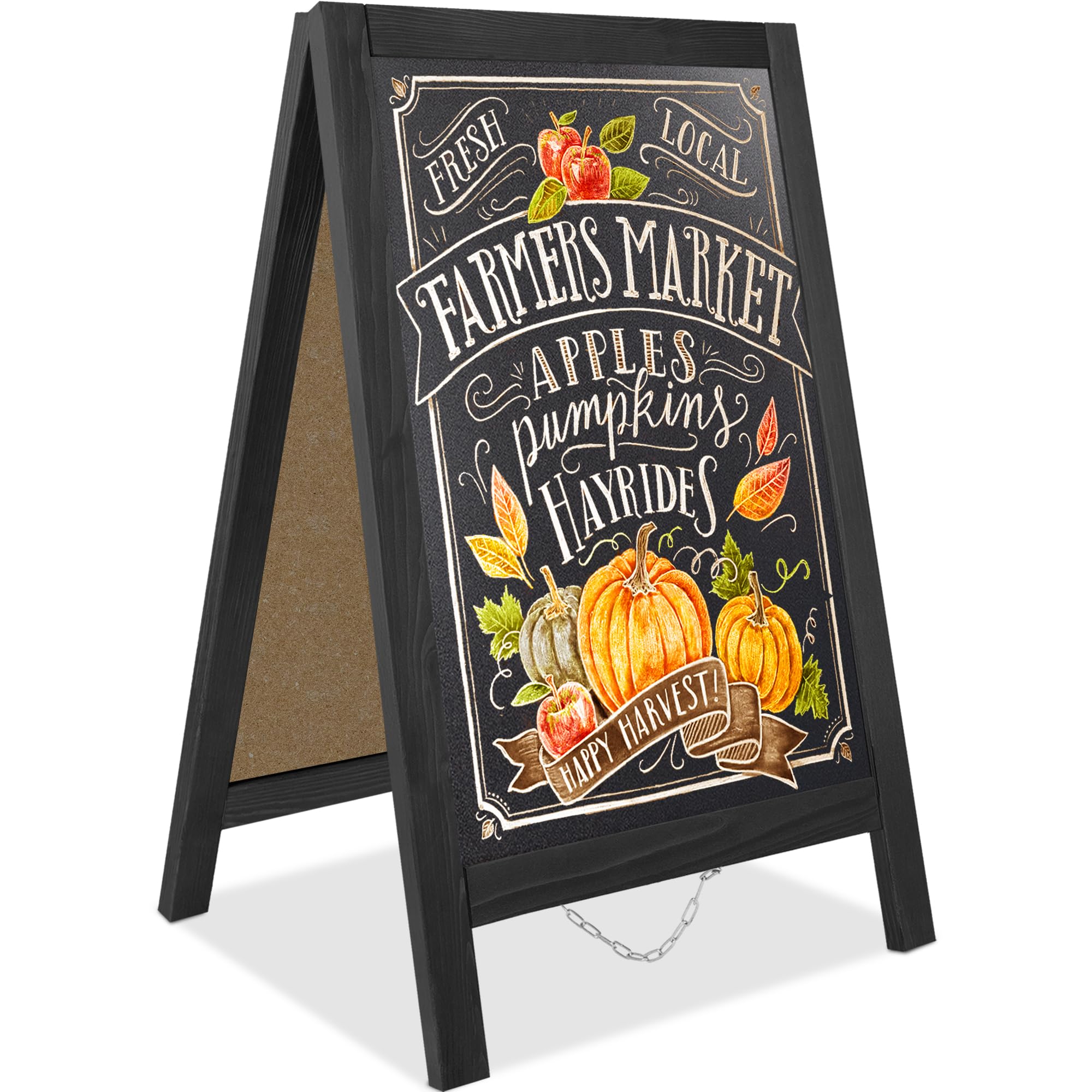 Farmers Market Chalkboard Sign Organic Healthy Food Of Farmers Market.