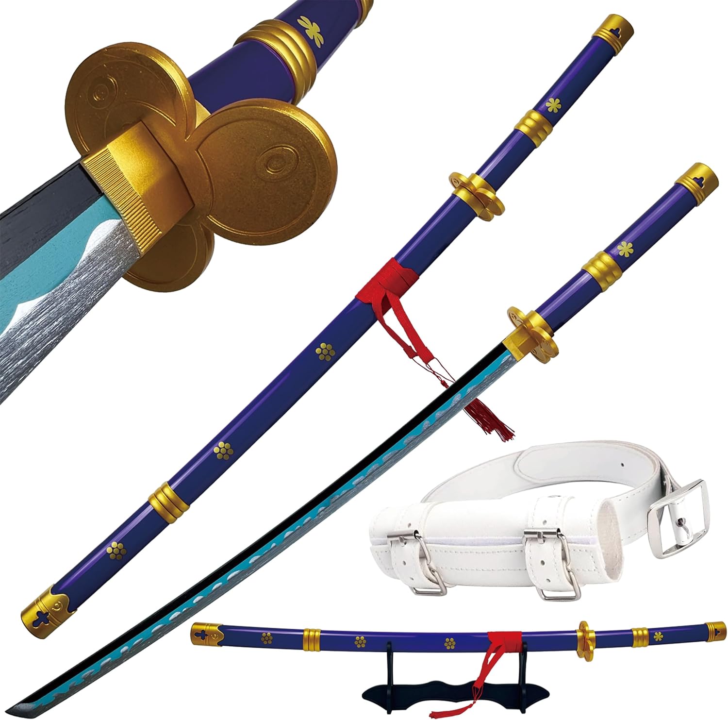 Amazon.com: JYFA Anime Cosplay Sword Roronoa Zoro Sword Yama Enma Sword ...