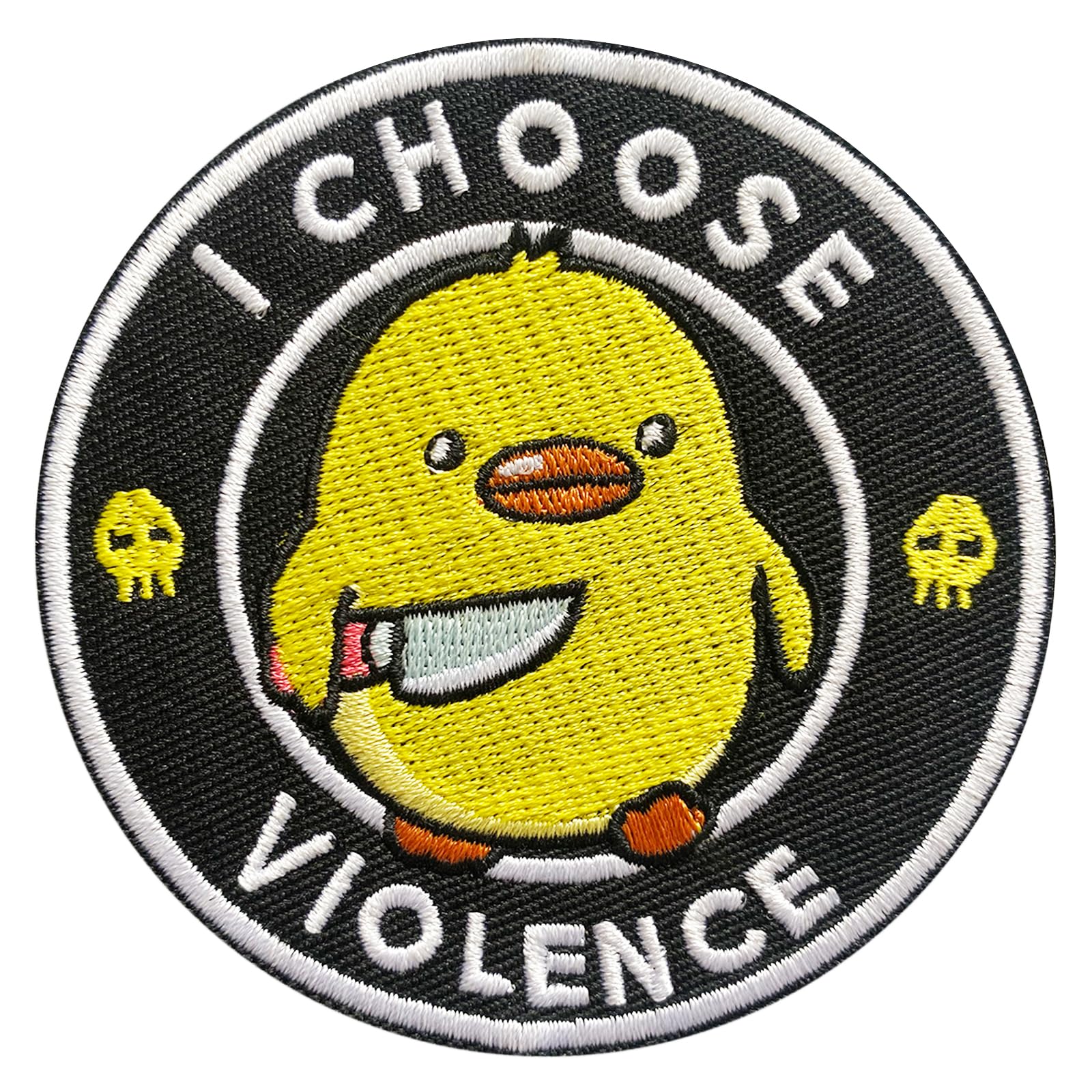 Amazon.com: I Choose Violence Patch, 3" Embroidered Meme Patch with ...