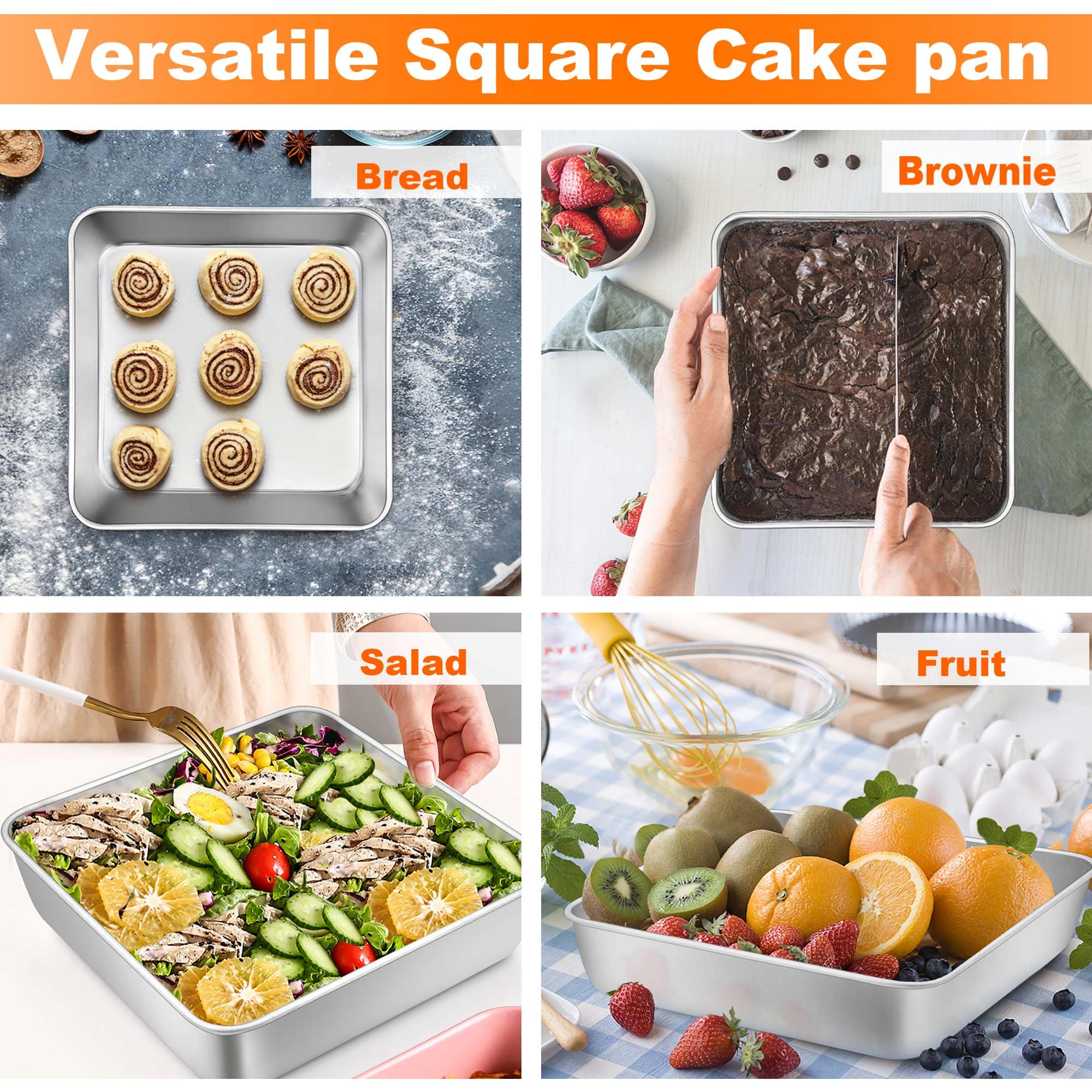 Snapklik.com : TeamFar Square Cake Pan