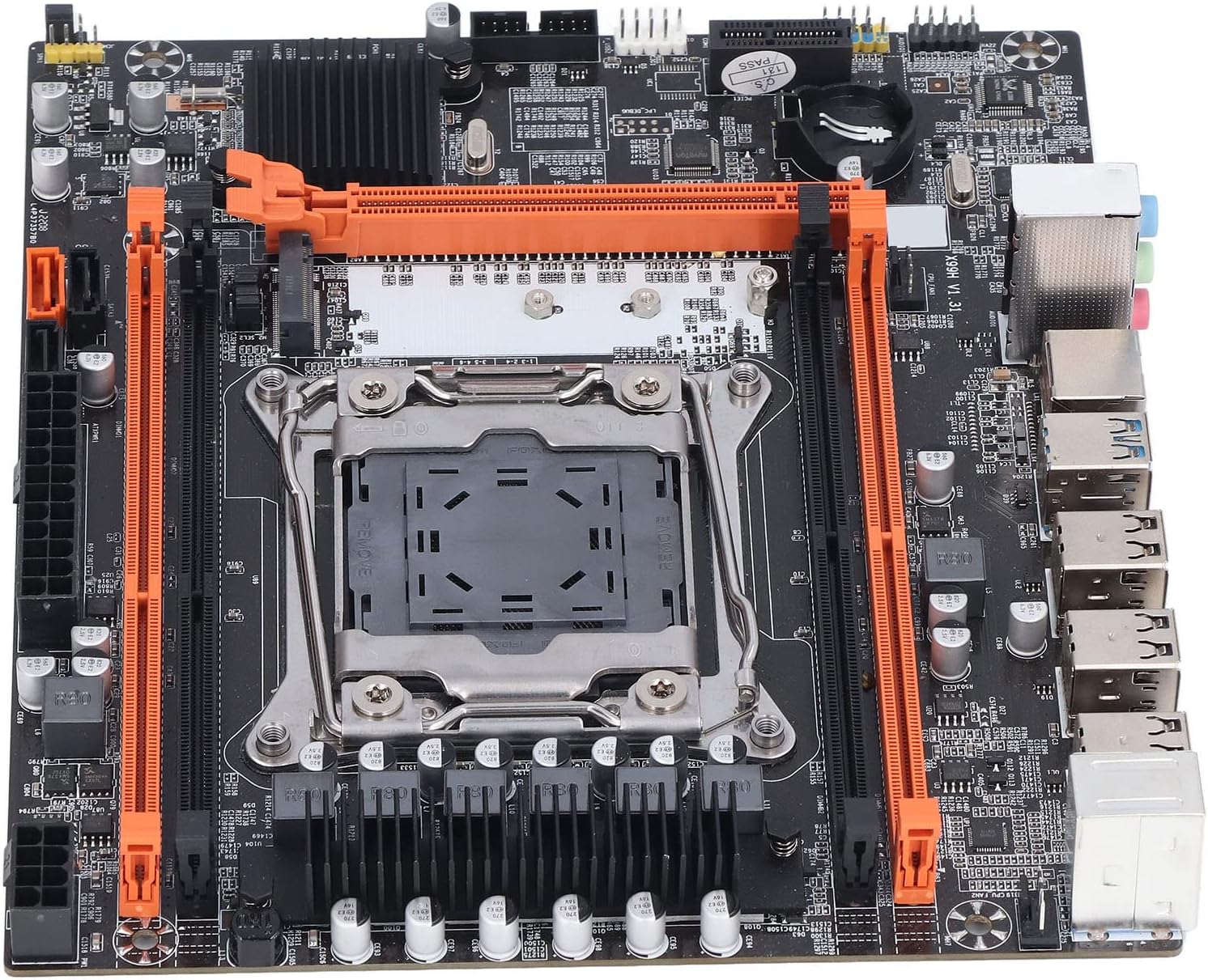 Amazon.com: LGA 2011 V3 ATX Motherboard, X99H SATA Port Gaming ...
